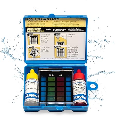 Amazon.com : Taylor Service Complete Pool Water Test Kit K-2006C ...