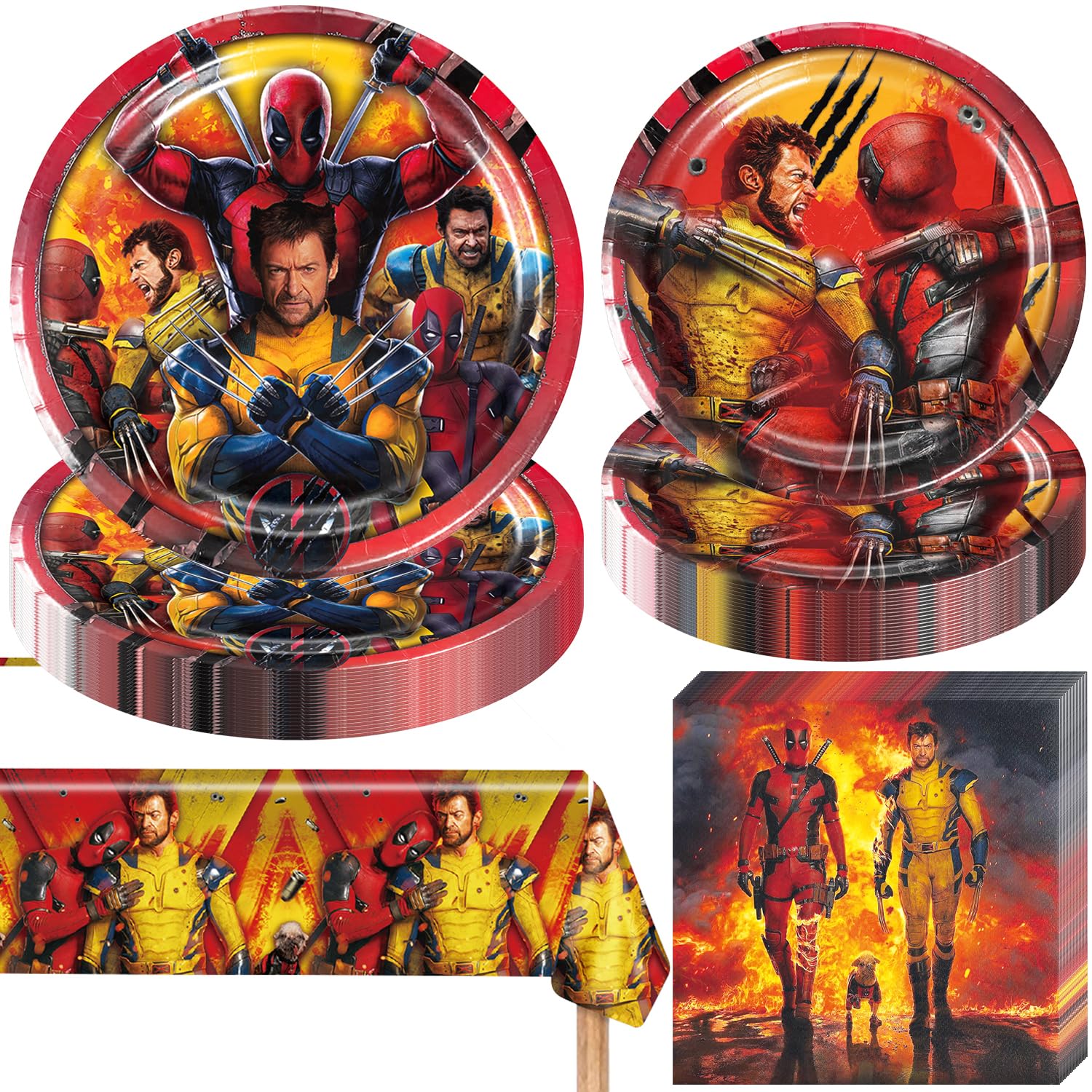 Amazon.com: Birthday Party Decorations,41pcs Cool Theme Party Tableware ...