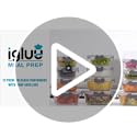 Igluu Meal Prep Glass Containers with Lids (12 Pack – 4 Rectangular, 4 ...