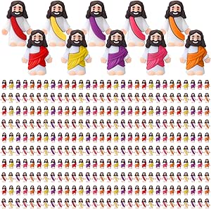 Amazon.com: Bememo 300 Pcs Little Jesus Figures Bulk Original Design ...