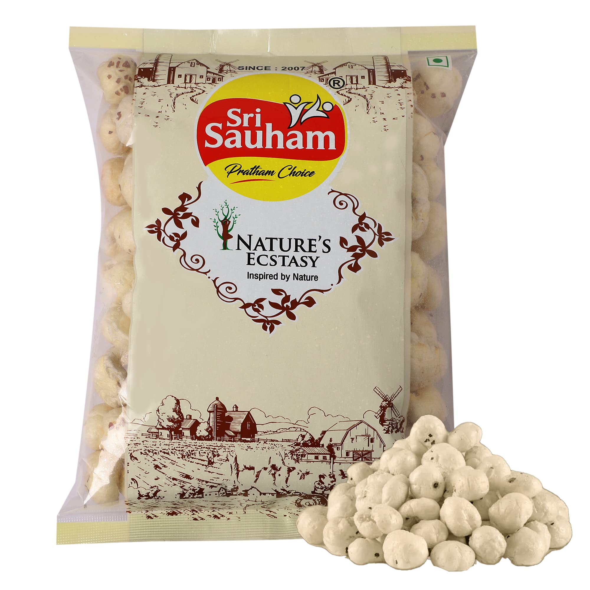Sri Sauham Phool Makhana 100 gm - Premium Crispy & Healthy Makhane ...