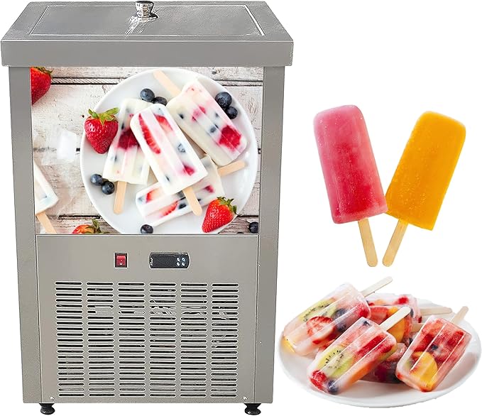Amazon.com: Mvckyi 4800pcs/day Commercial Ice Mold Popsicle Machine ...