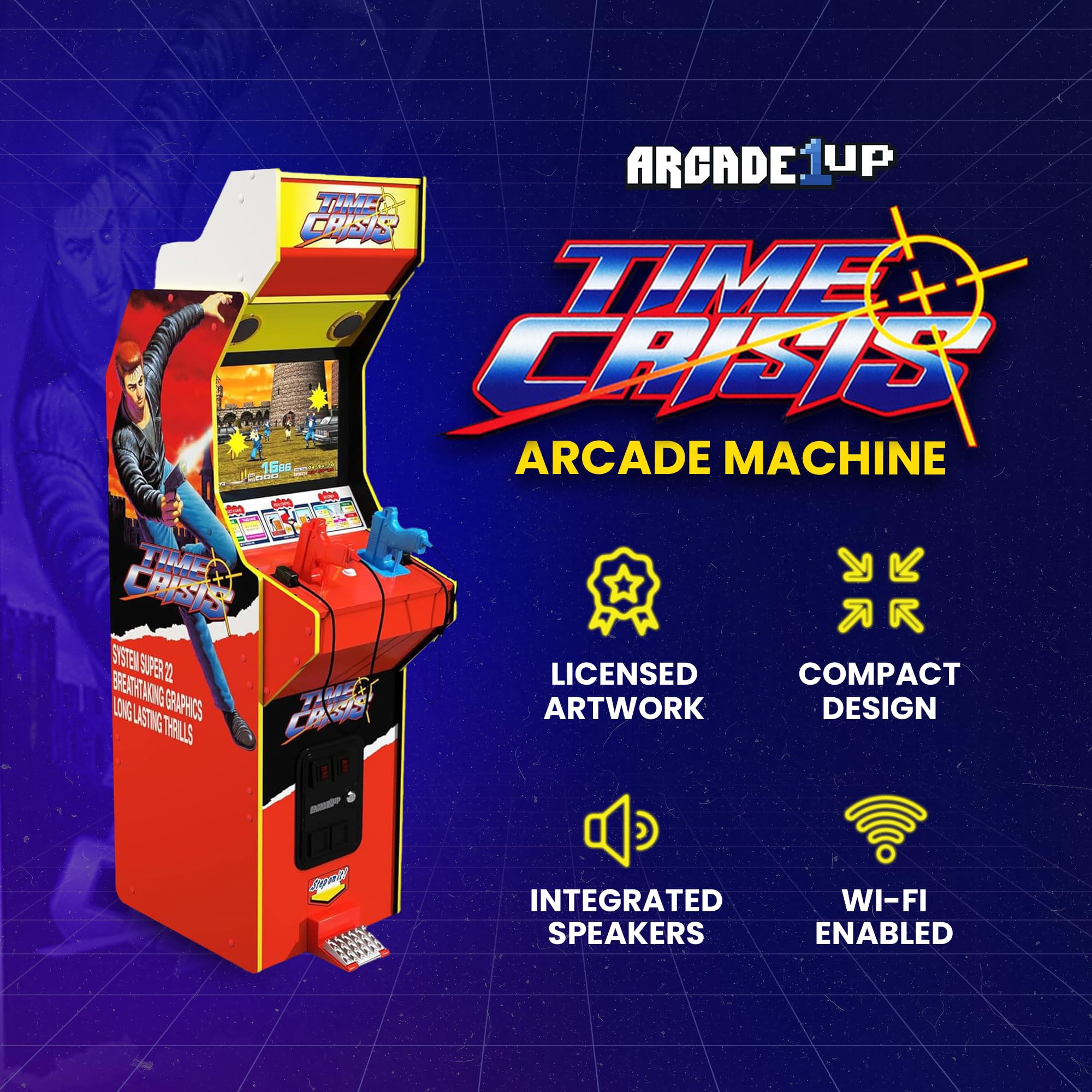 Snapklik.com : Arcade1Up 17 Inch High Resolution LCD Screen Multiplayer ...