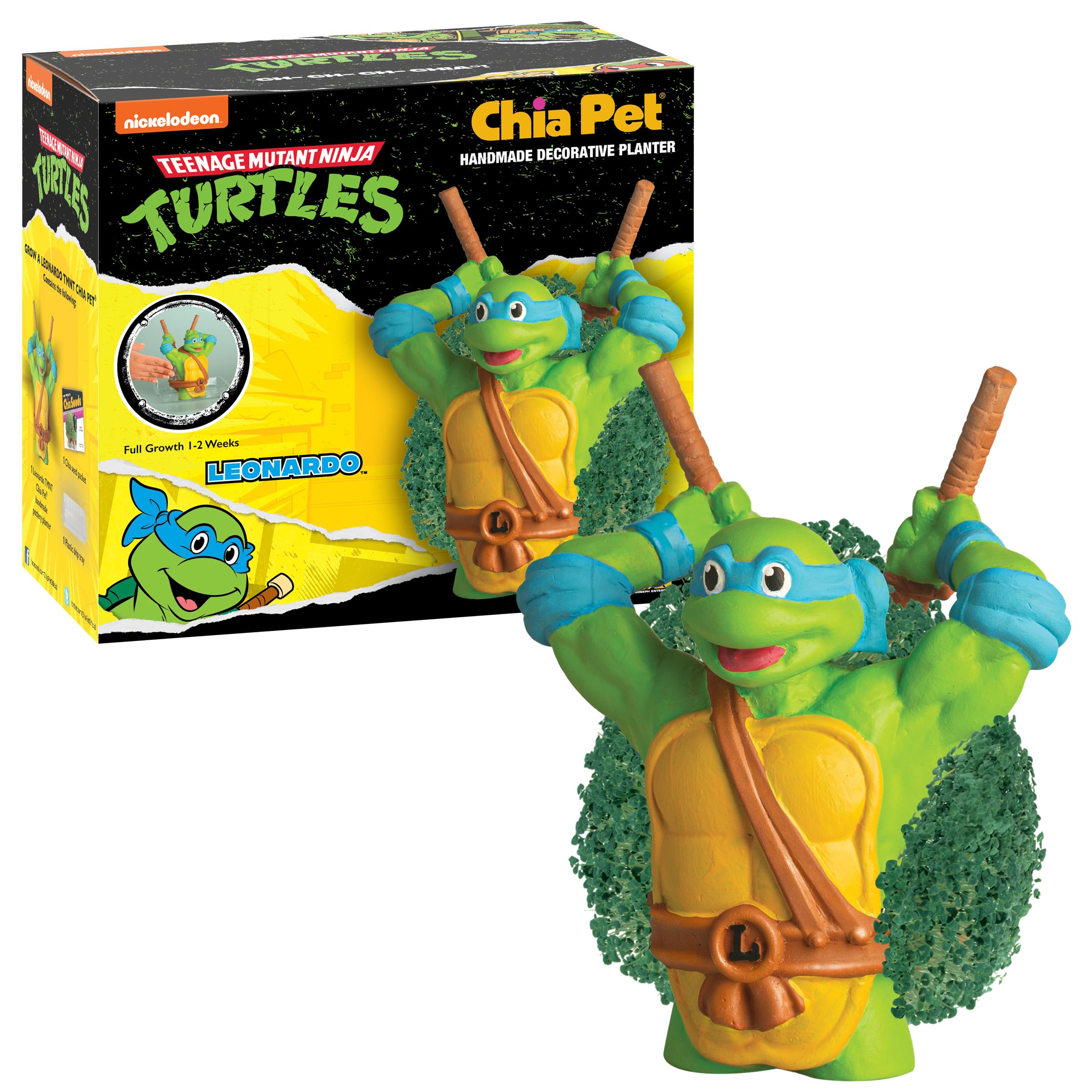 Amazon.com : Chia Pet Teenage Mutant Ninja Turtle with Seed Pack ...