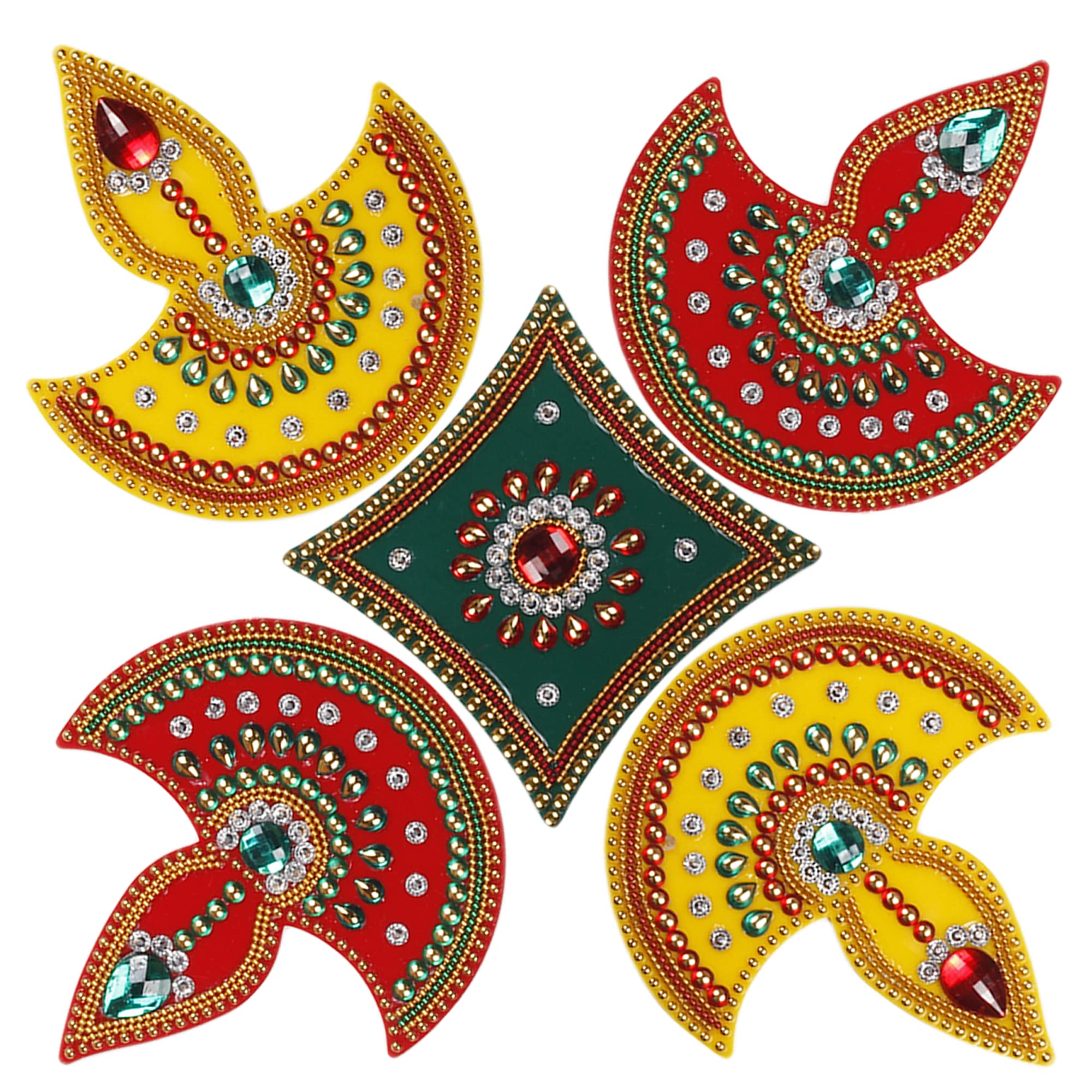Acrylic Diya Rangoli For Home Office Diwali Indian Festivals Decoration ...