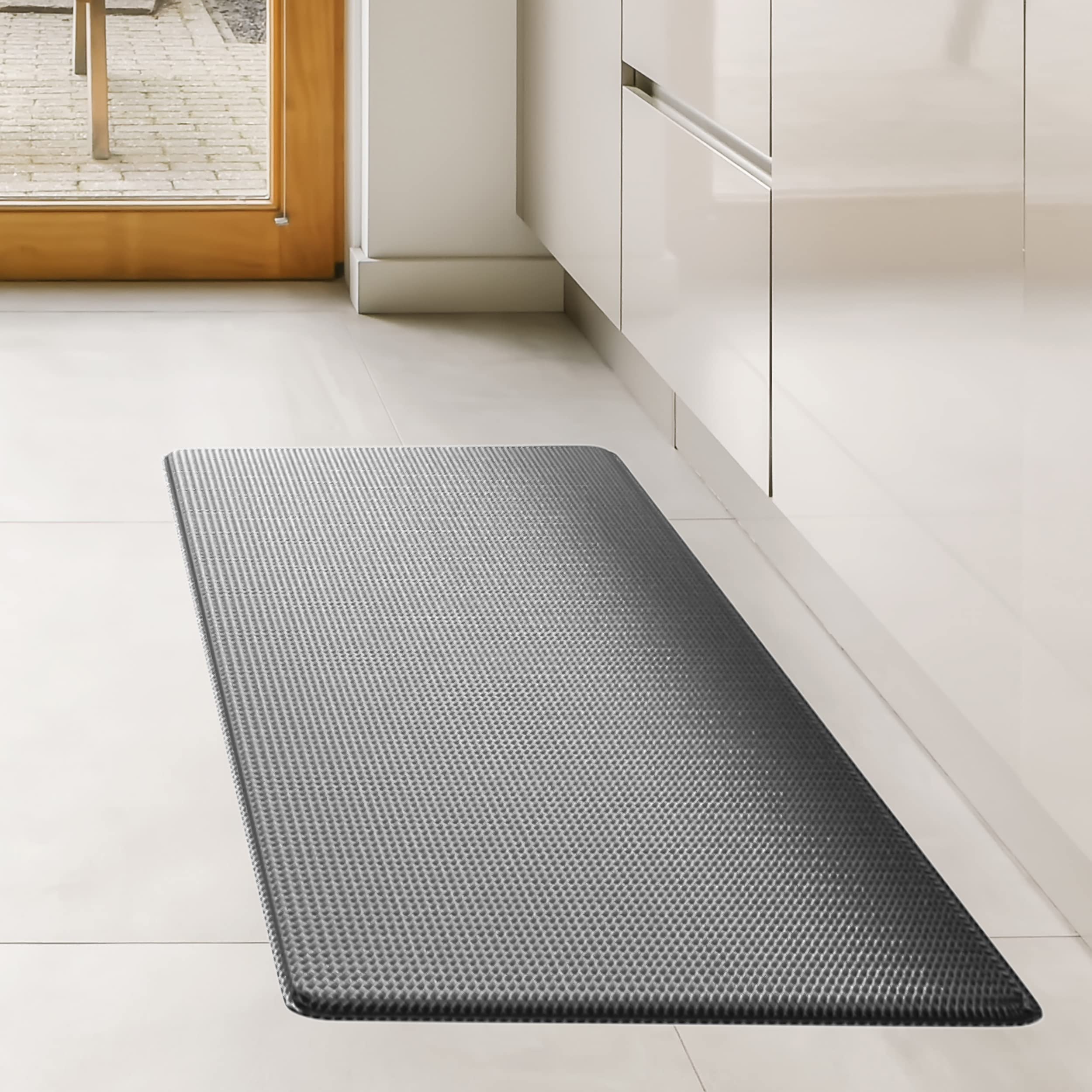 Homergy Anti Fatigue Kitchen Mats for Floor 1 Piece, Memory Foam ...