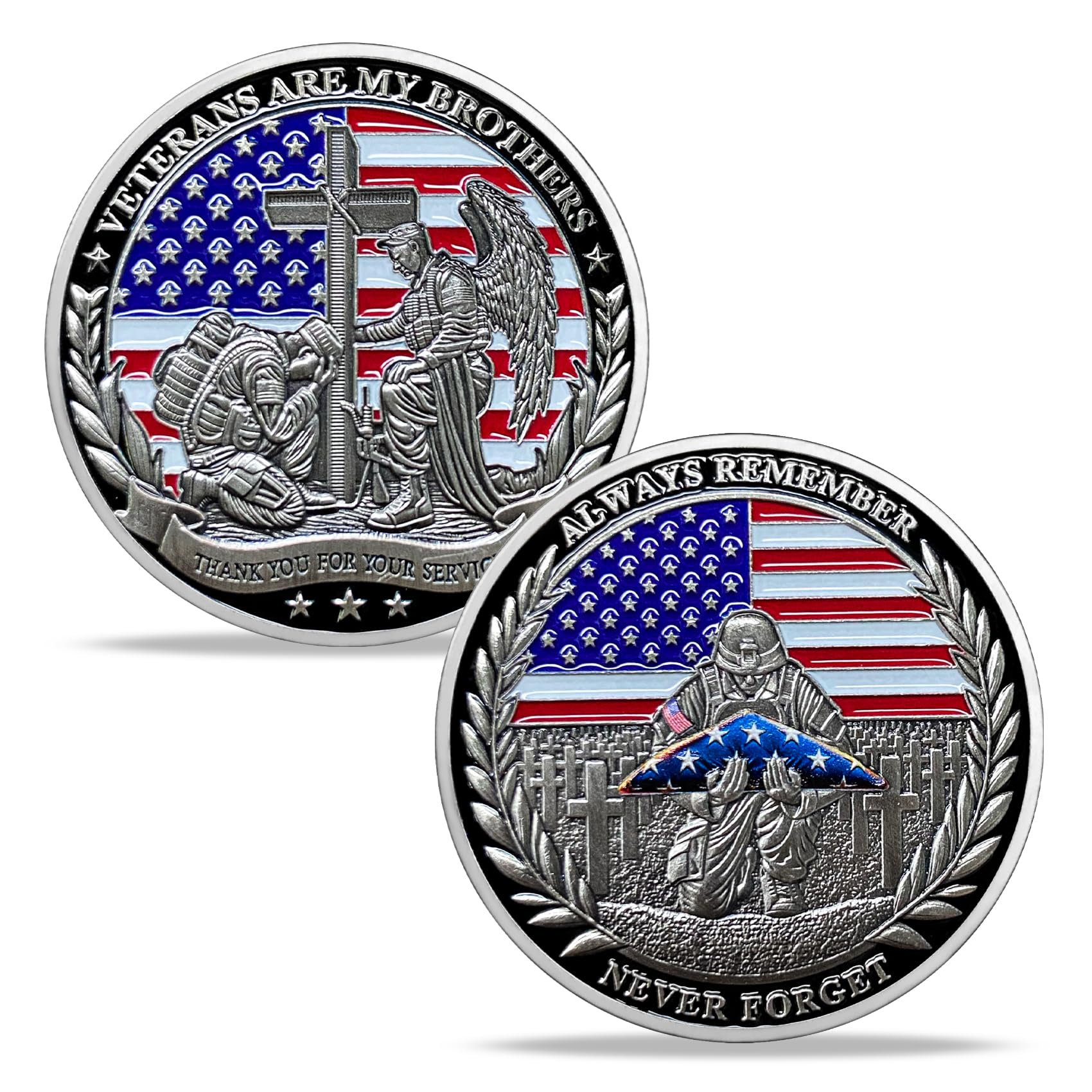 Amazon.com : Military Challenge Coins, US Military Coins Veteran ...