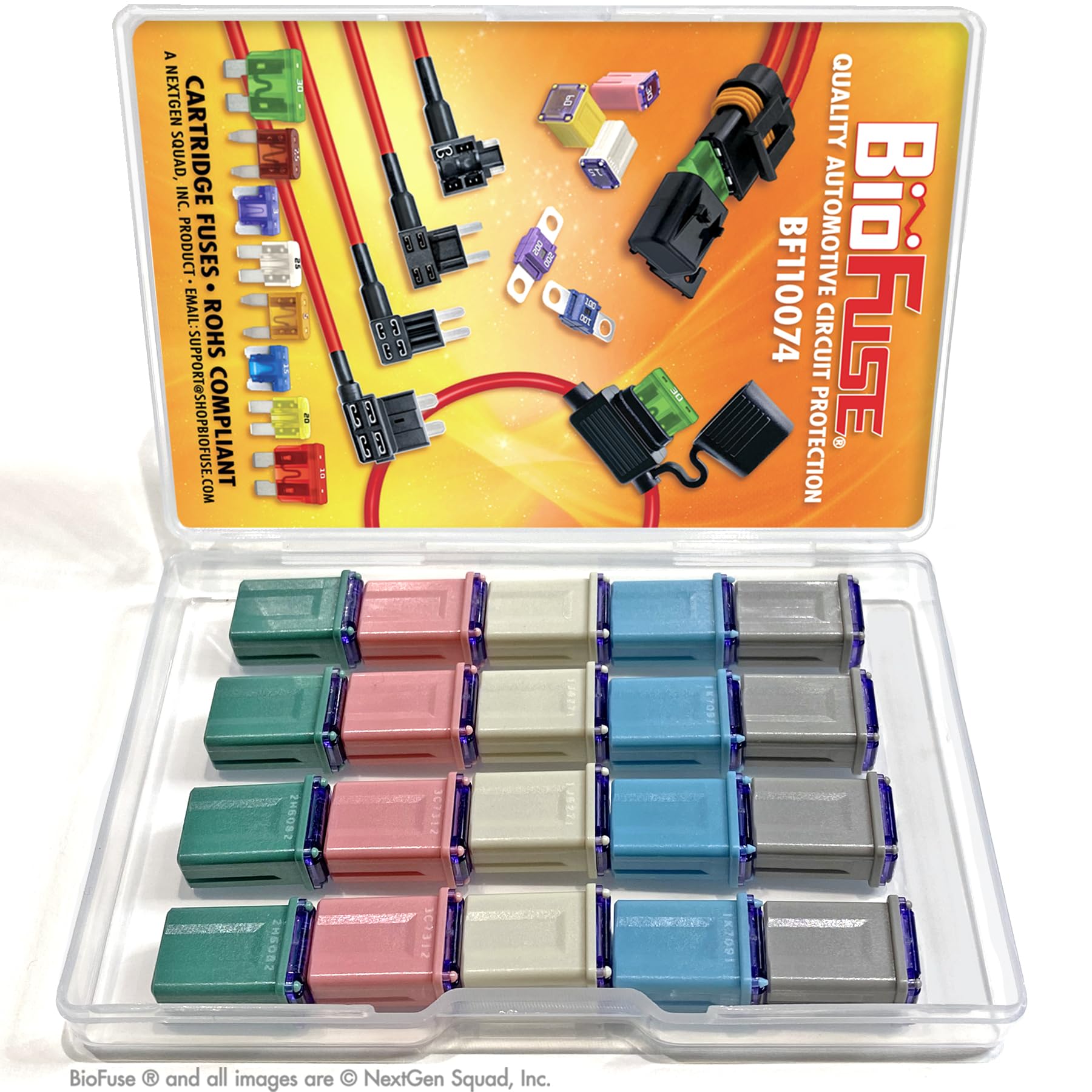 Snapklik.com : BioFuse SBFC-M Slow Blow Micro Cartridge 20-Piece Fuse ...