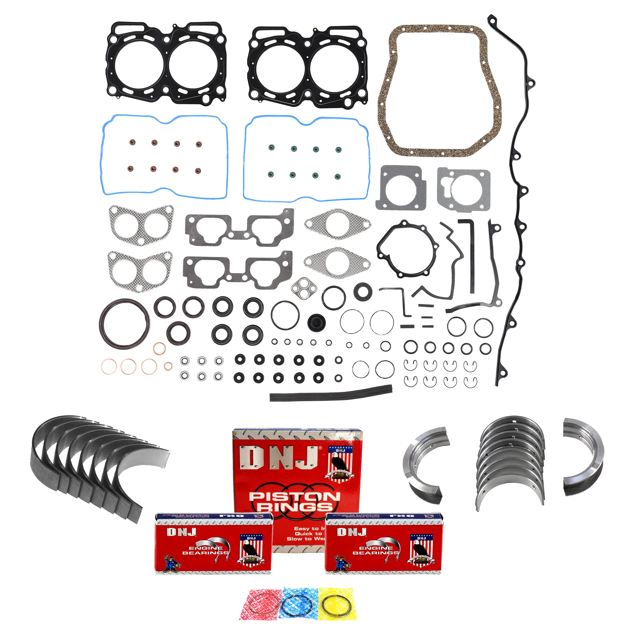 Amazon.com: DNJ RRK715 Engine Re-Ring Kit for 1999-2011 / Subaru ...