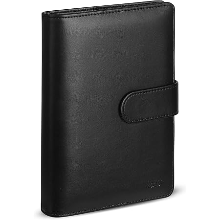 Amazon.com : Antner A6 PU Leather Notebook Binder Refillable 6 Ring ...
