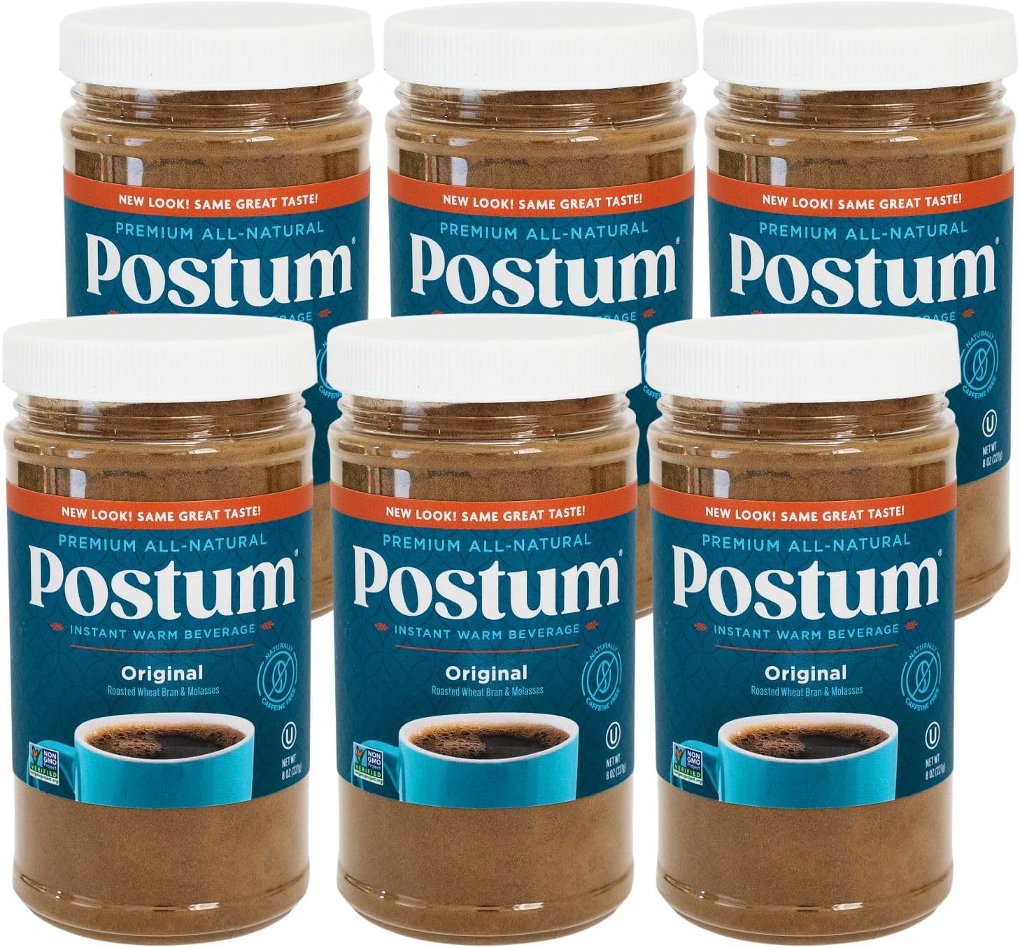 Amazon.com : Postum Original Coffee Substitute (6x8oz) | Caffeine Free ...