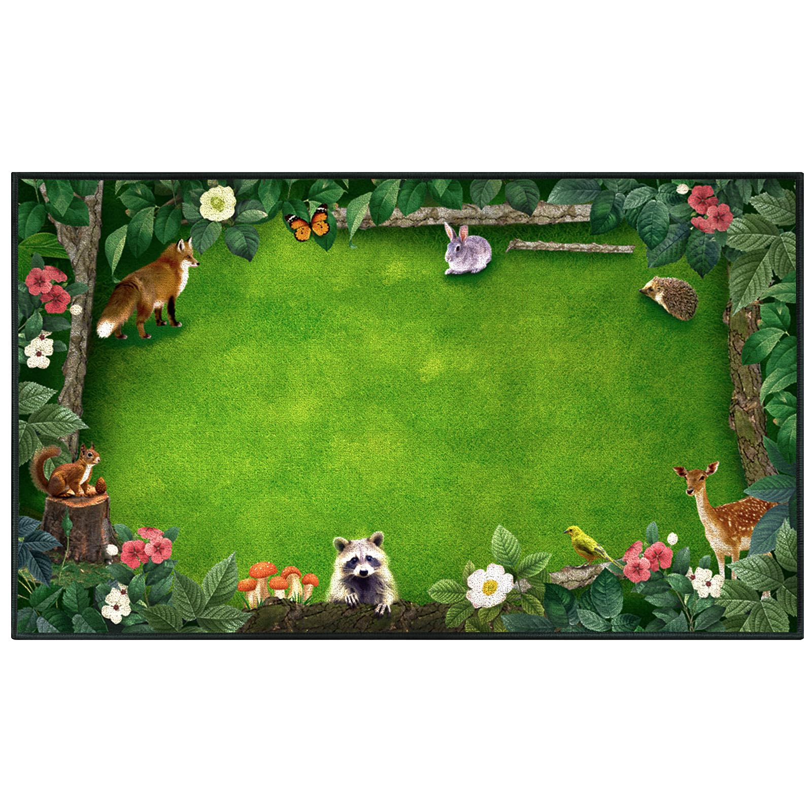 Amazon.com: ABCarpet Kids Classroom Rug with Forest and Animals Large ...