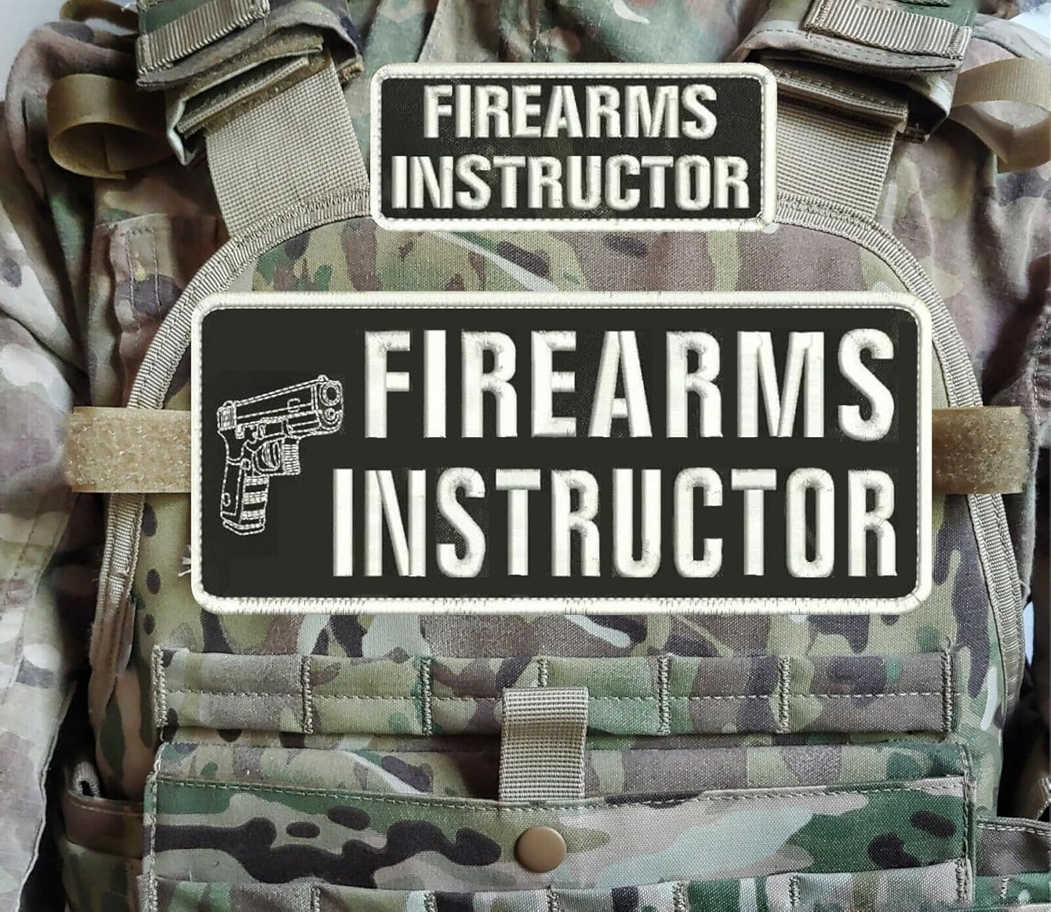 Amazon.com: Firearms Instructor Patch Set - Embroidery Patches for ...