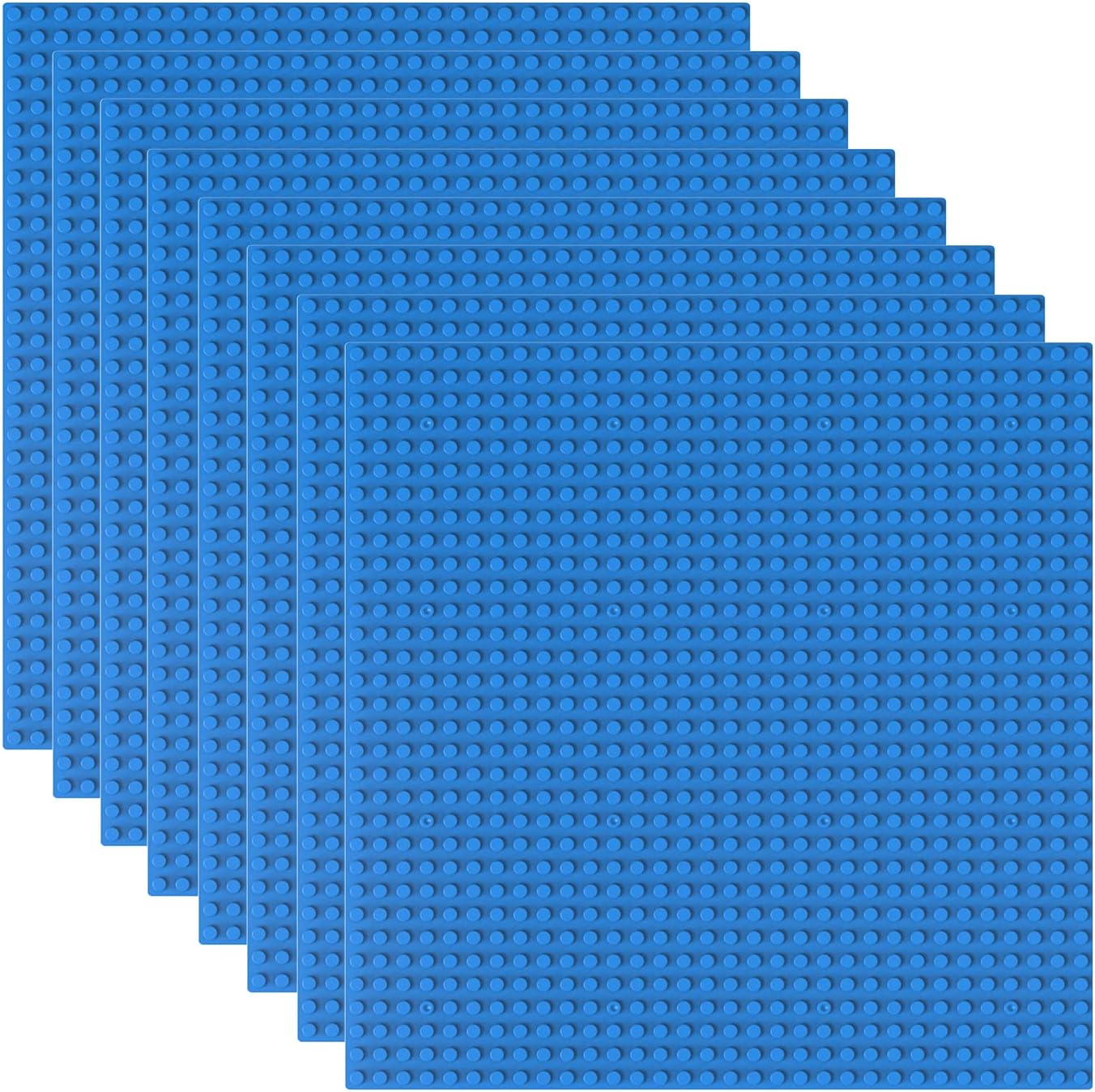 Amazon.com: LegendBricks 8 Pack Baseplates, Flat Bottom for Building ...