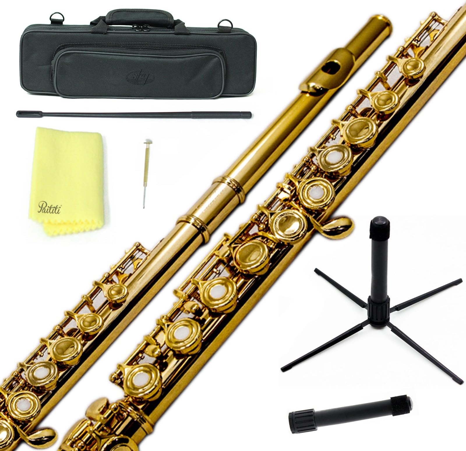 Amazon.com: Gemeinhardt Model 3OB Flute, Open Hole, Offset G, B-Foot ...