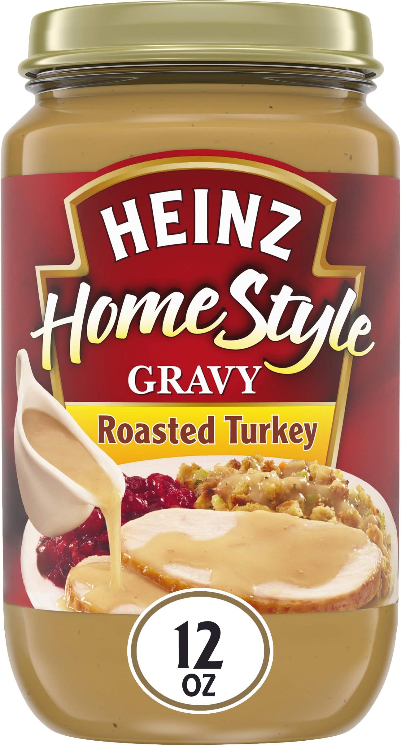 Amazon.com : Heinz Homestyle Roasted Turkey Gravy (12 oz Jars, Pack of ...