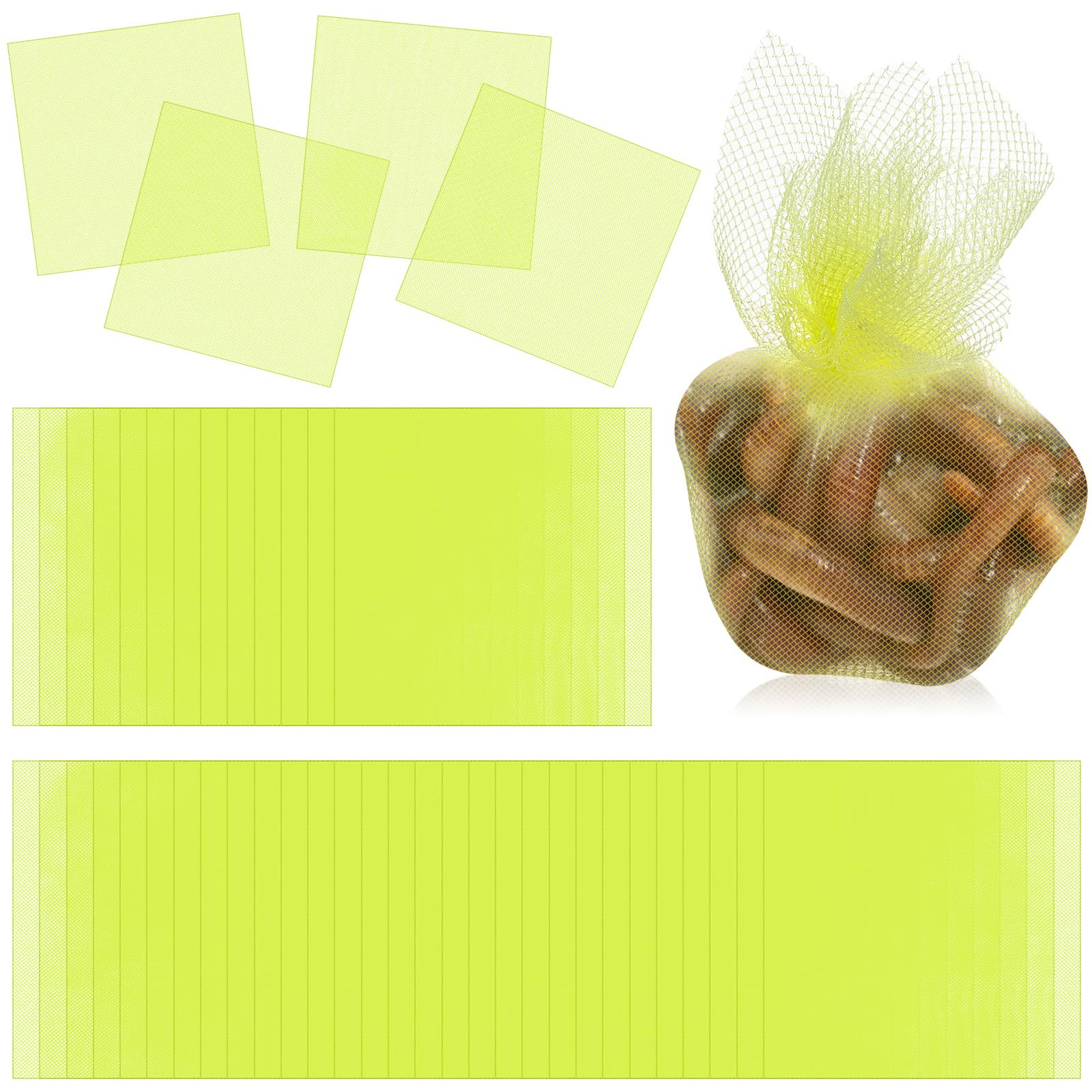 Amazon.com : Woanger 100 Pcs Fishing Soft Spawn Net 3 x 3 Inch Spawn ...