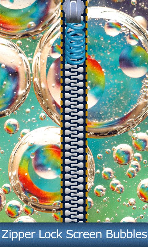 Zipper Lock Screen Bubbles - App on Amazon Appstore