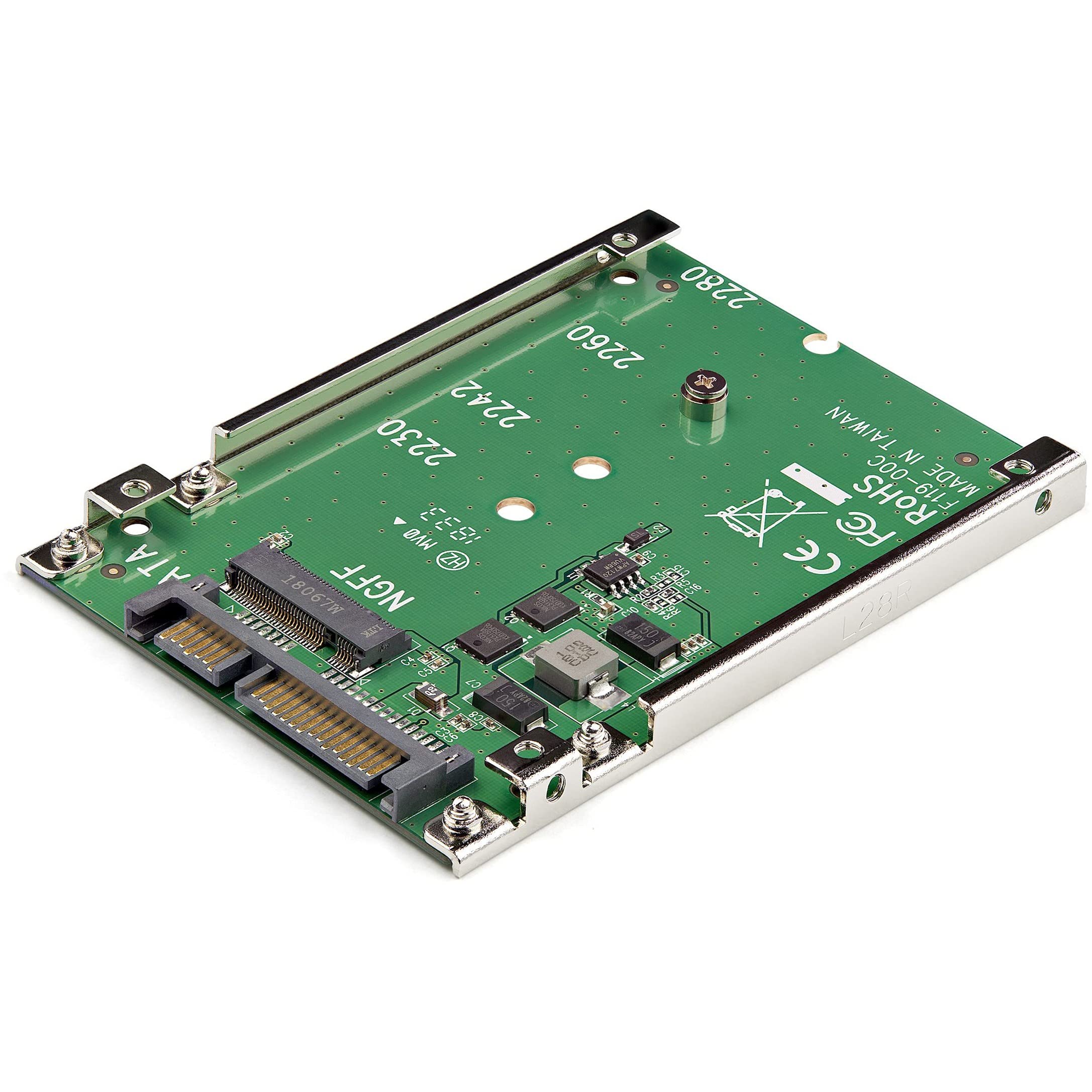 Buy StarTech M 2 SATA SSD To 2 5in SATA Adapter M 2 NGFF To SATA