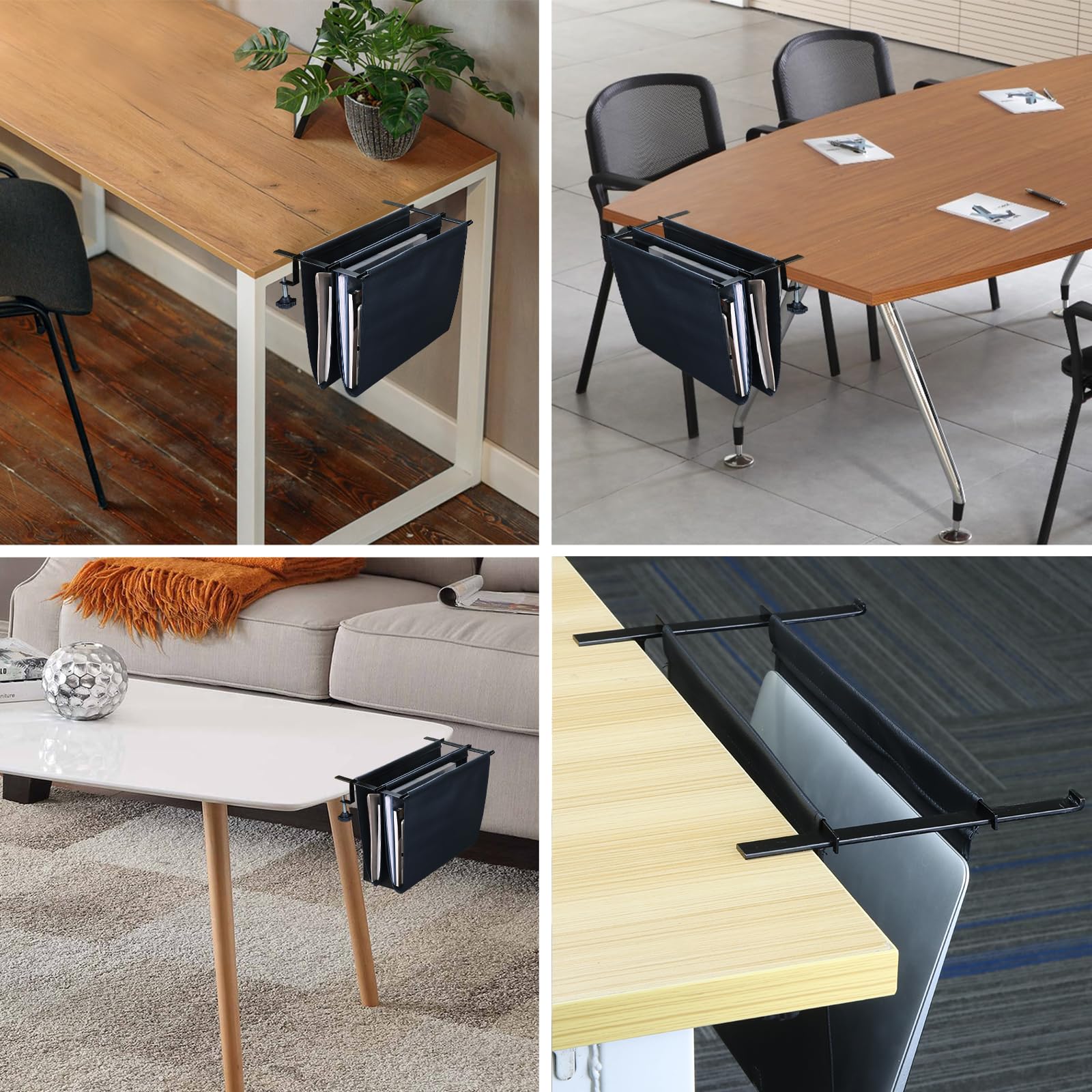 Snapklik.com : Under Table Hanging File Organizer Magazine, A4 Size ...