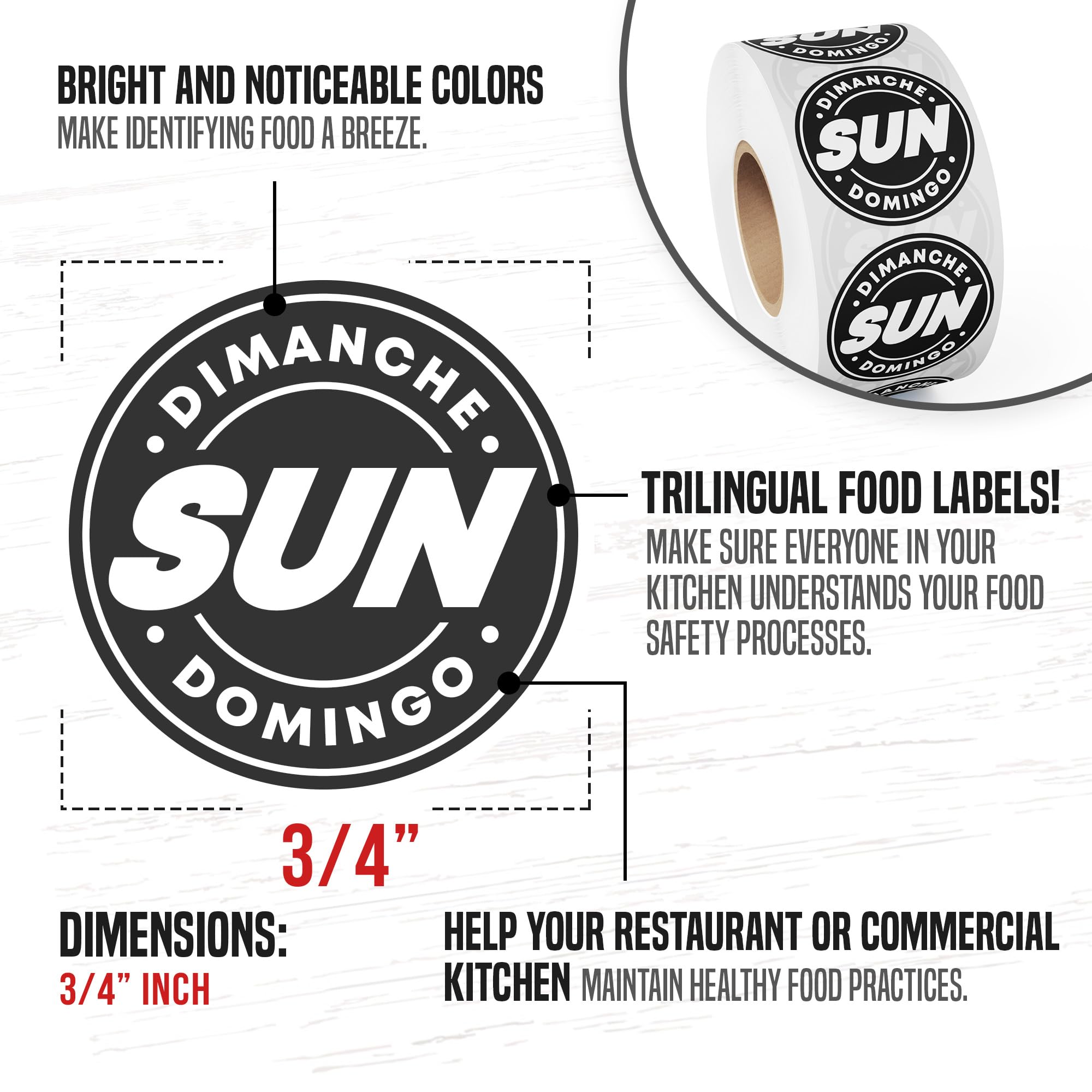 Snapklik.com : Easy Identification Date Stickers 7,000 Days Of The Week ...