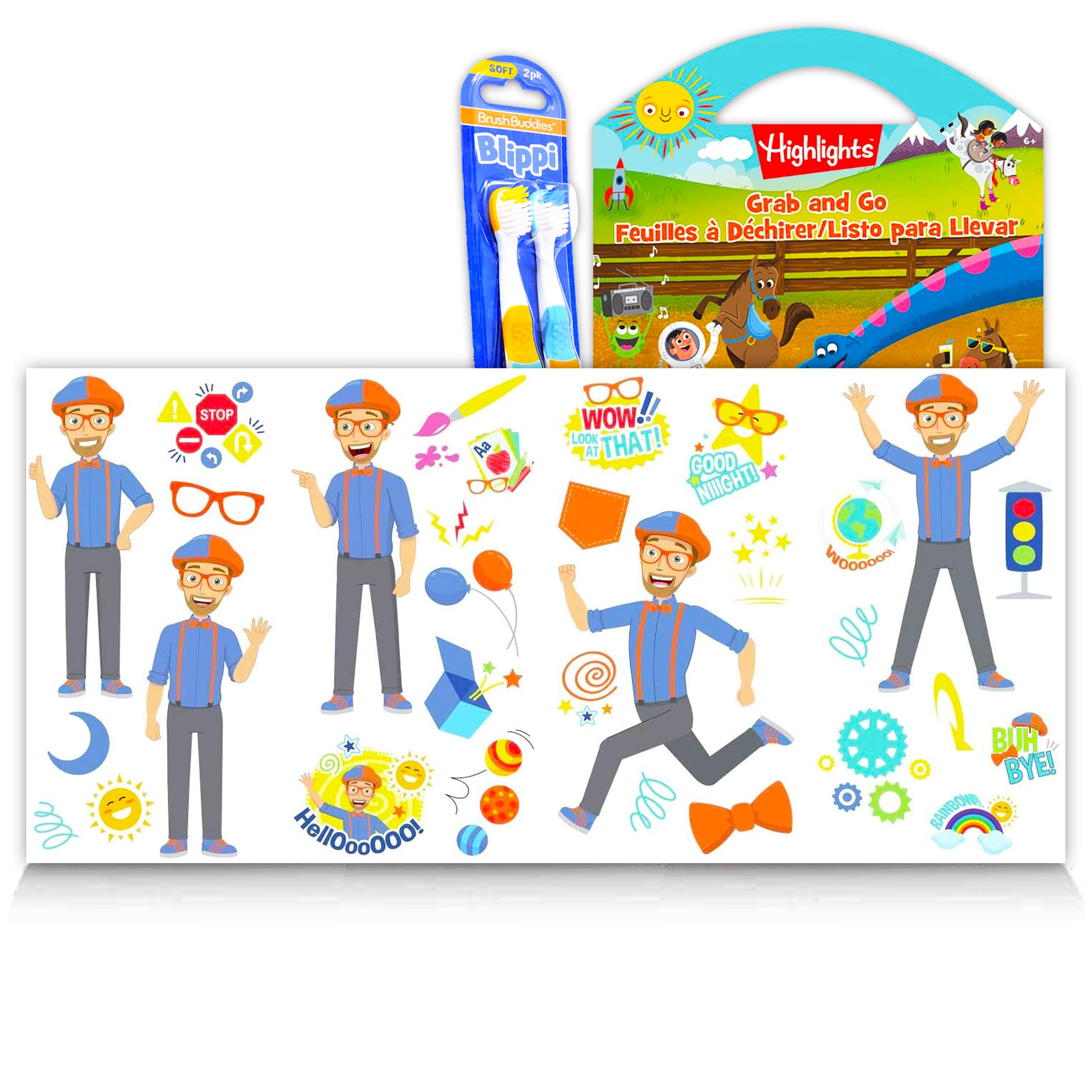 Buy RoomMates Blippi Wall Decals Bundle ~ 31 Pc Blippi Room Decor Set ...
