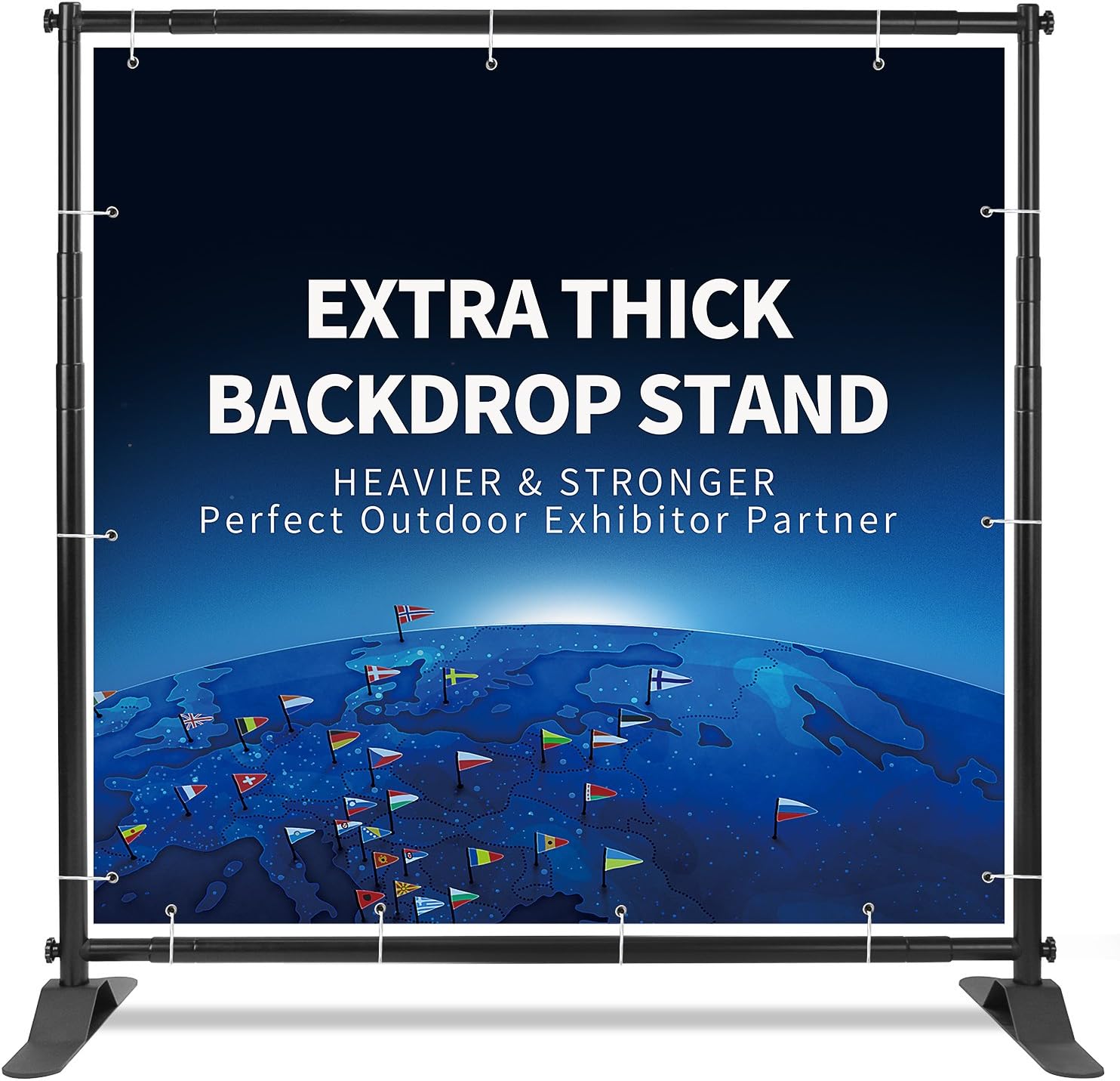 Amazon.com: ShowMaven Backdrop Stand, Heavy Duty Banner Stand ...