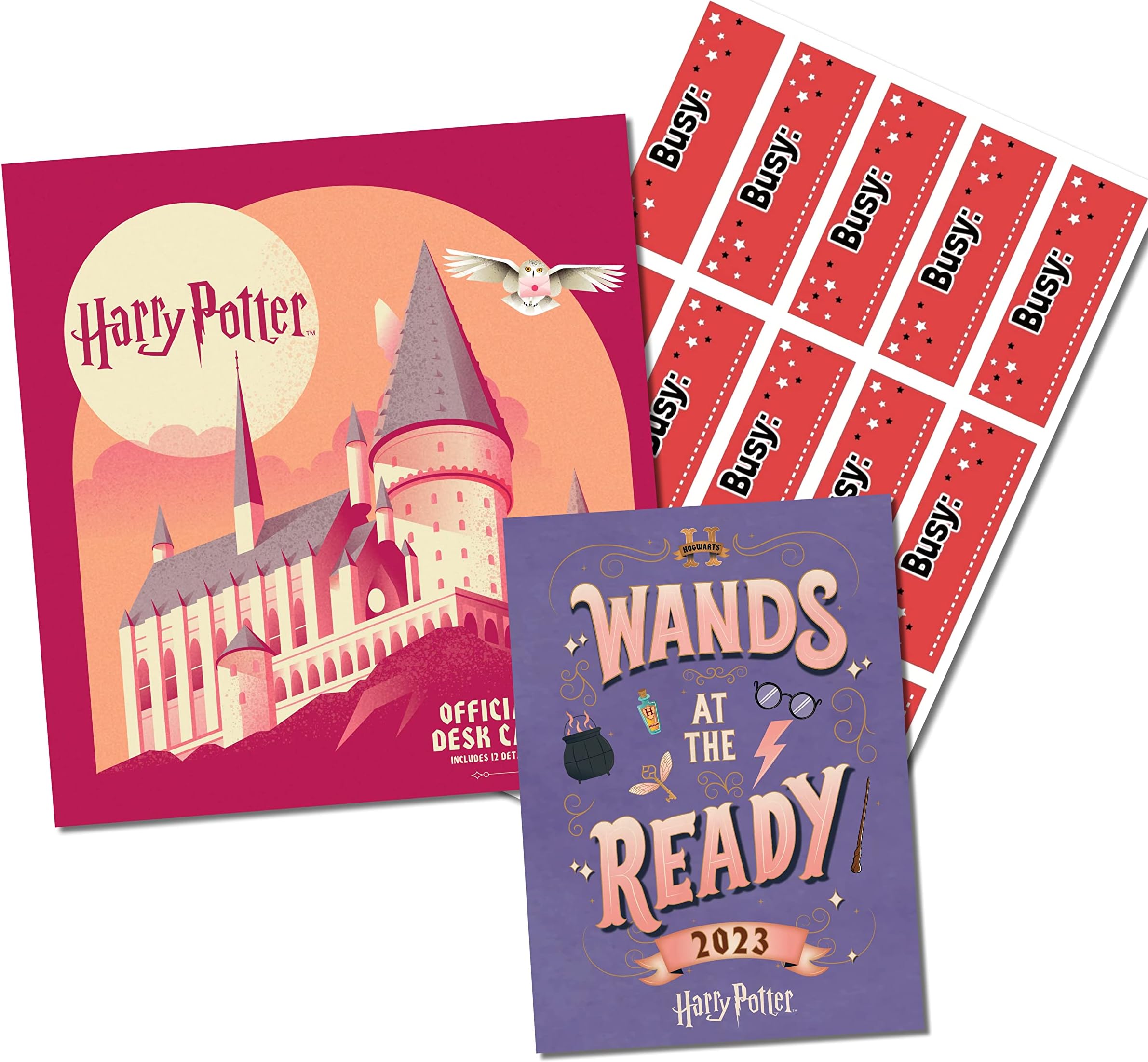 Harry Potter Postcard Easel Desk Calendar 2023 & Harry Potter Fashion ...