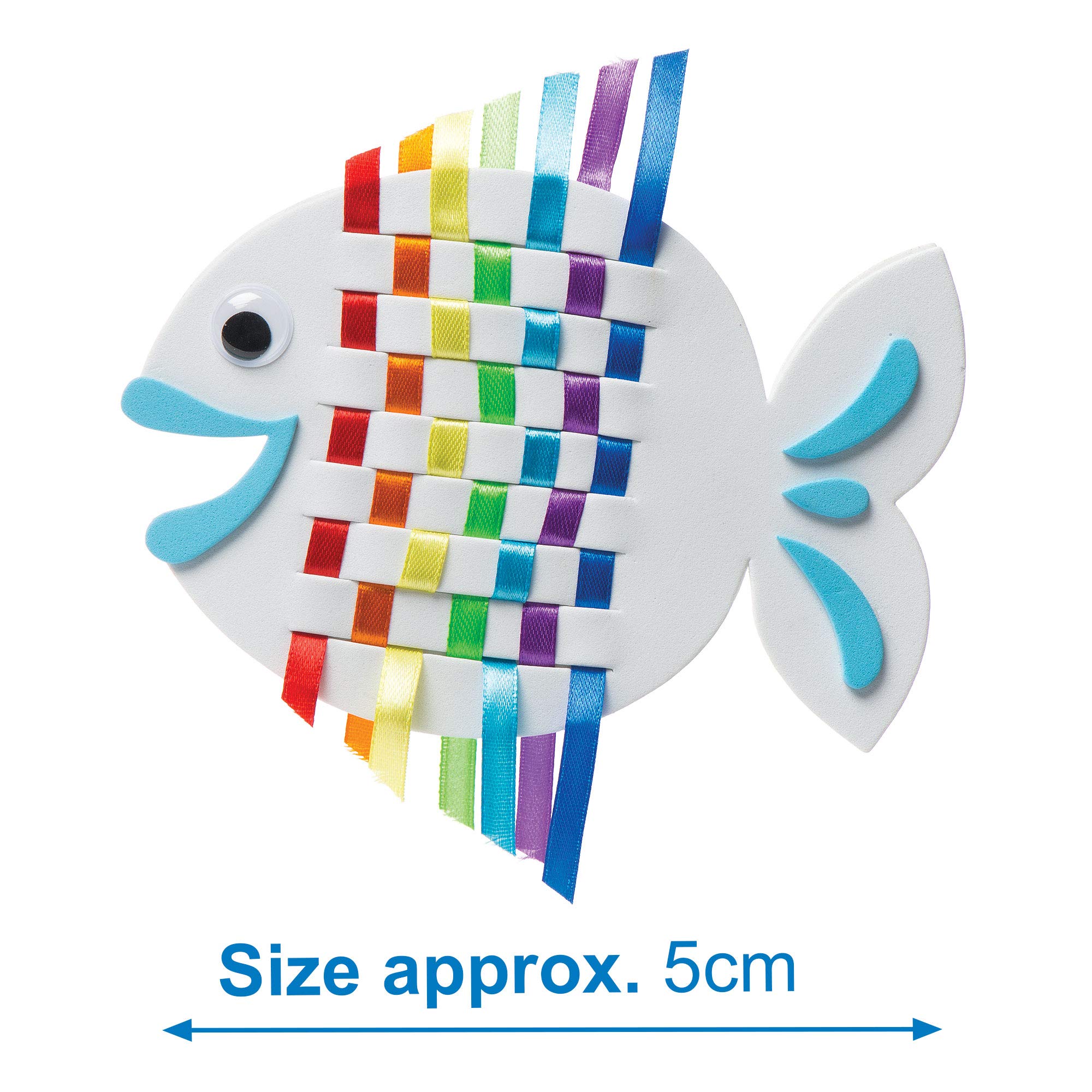 Baker Ross AR516 Rainbow Fish Kits (Pack of 6) -Arts and Crafts Kids ...