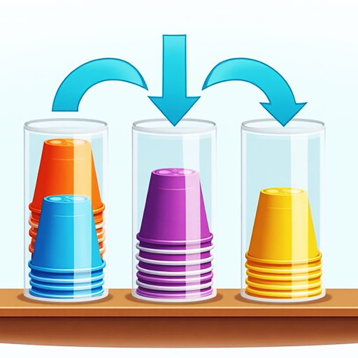Cup Color Sort Master Match Puzzle 3D: Match Colored Cups Stack Sorting Puzzle Game - App on ...