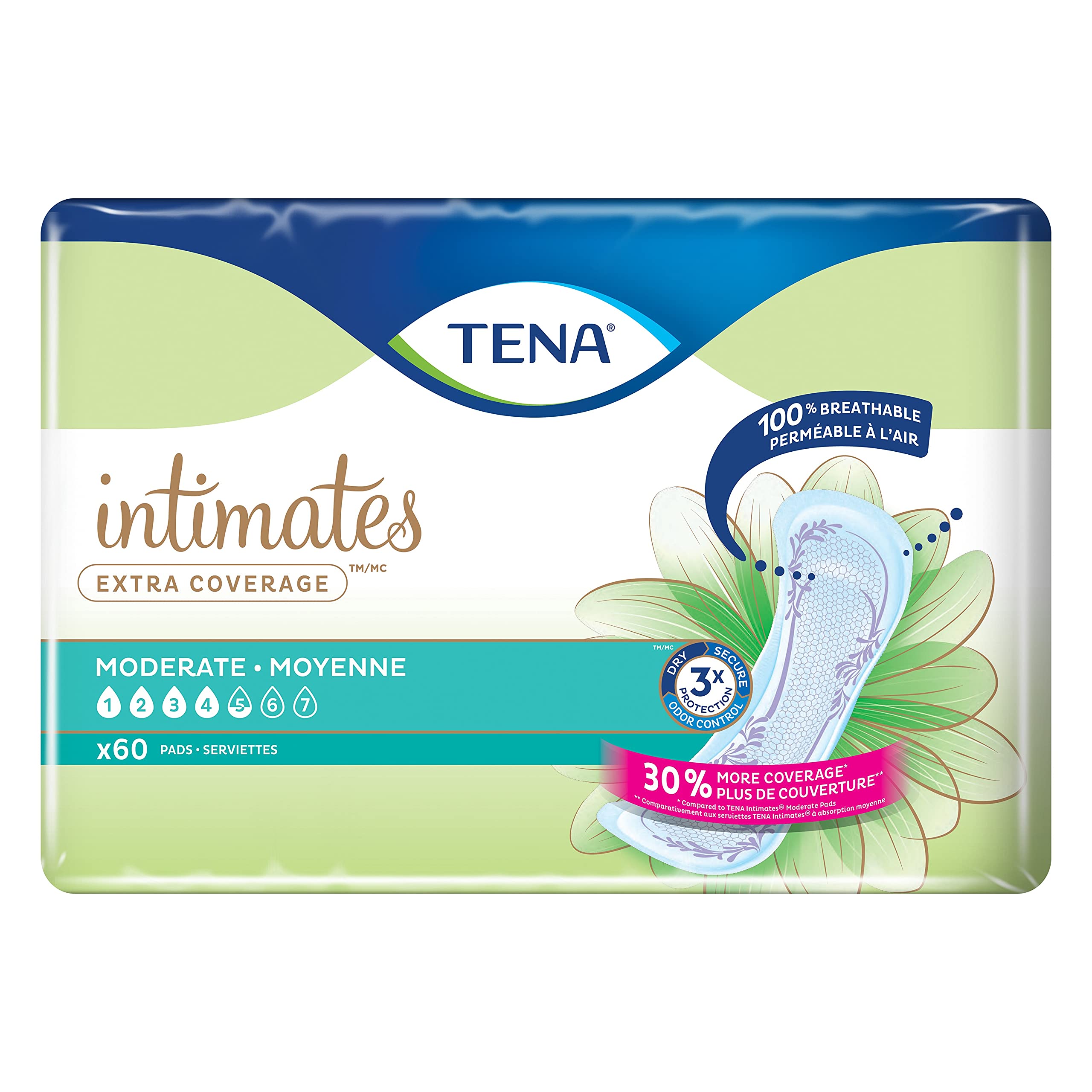 TENA Intimates Moderate Bladder Leakage Pad for Women, Moderate ...