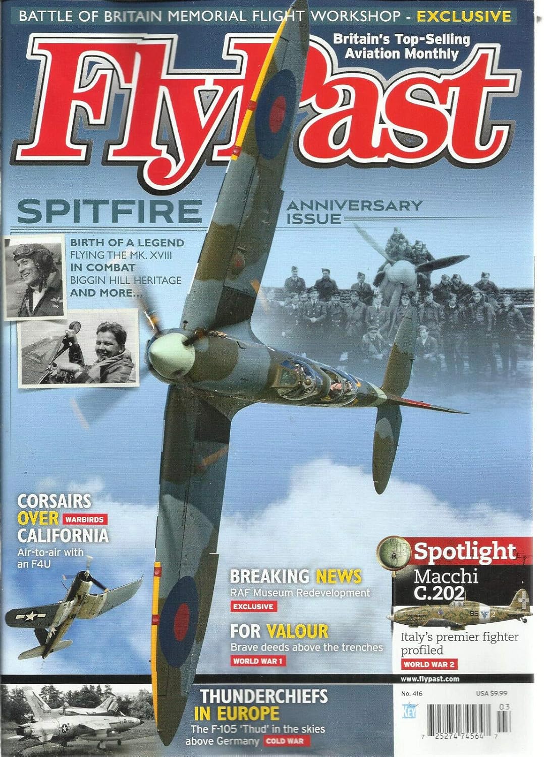 Amazon.com: FLY PAST MAGAZINE, MARCH, 2016 NO.416 (BRITAIN'S TOP ...