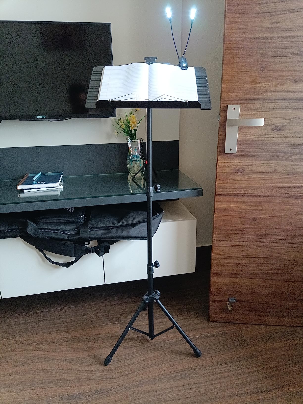 Softline Pro Metal Music Stand, Portable & Foldable Professional ...