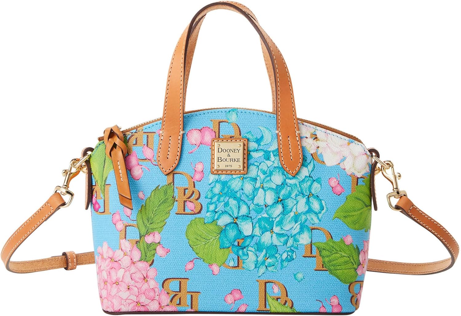 Dooney & Bourke Handbag, Hydrangea Monogram Ruby Crossbody - Blue: Handbags: Amazon.com