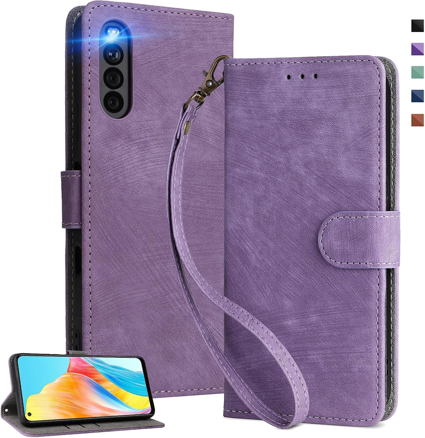 Amazon.co.jp: UnivoColors Sony Xperia 10 III（SO-52B/SOG04） 手帳型 スマホケース ...