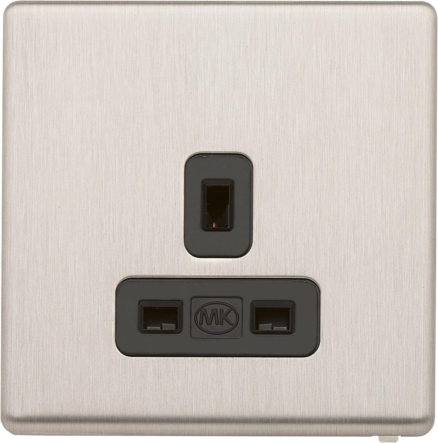 MK Aspect K24780 BSS B 13 amp Single Double-Pole Unswitched Socket ...