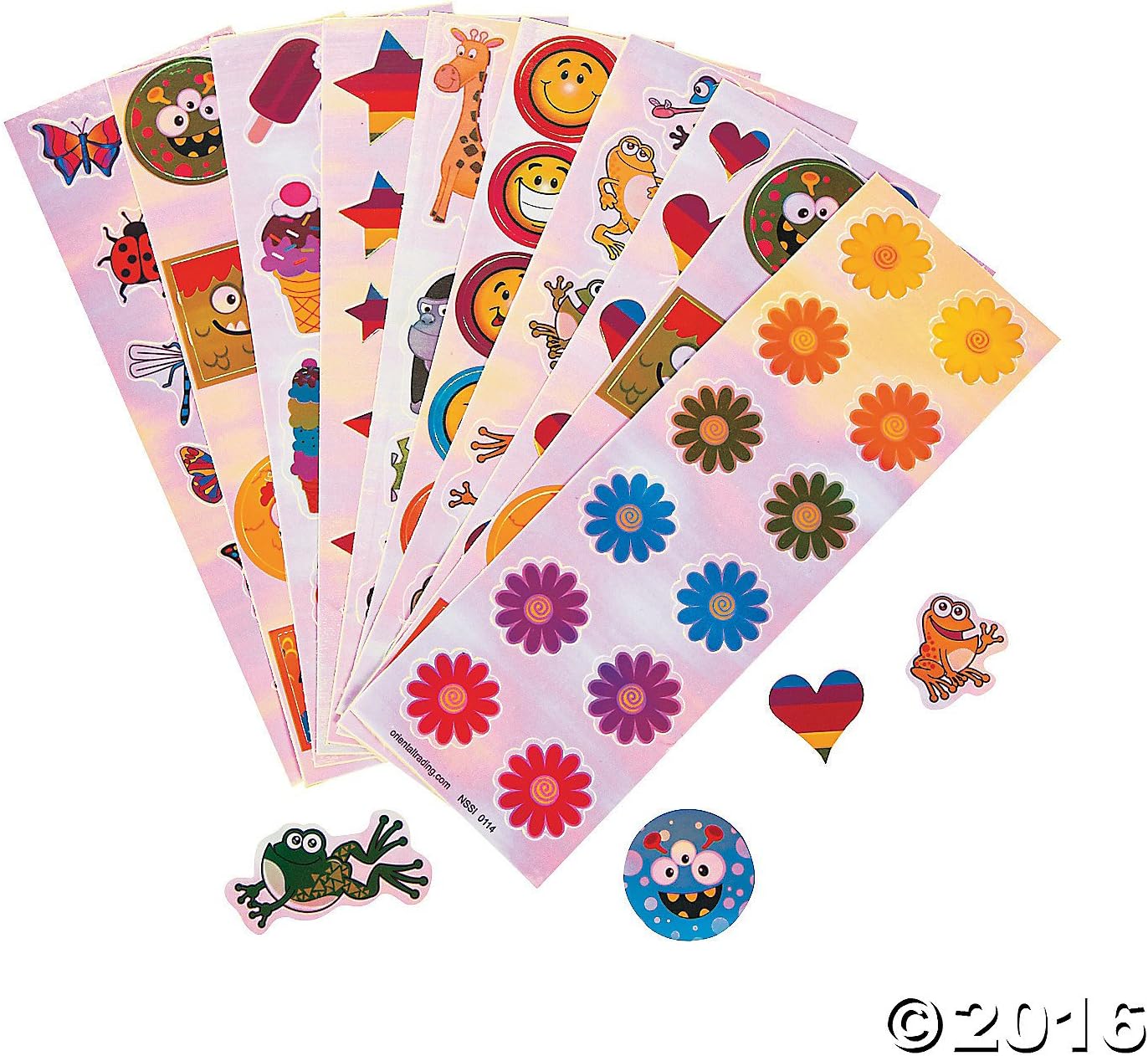 Amazon.com: Iridescent Sticker Assortment : Toys & Games
