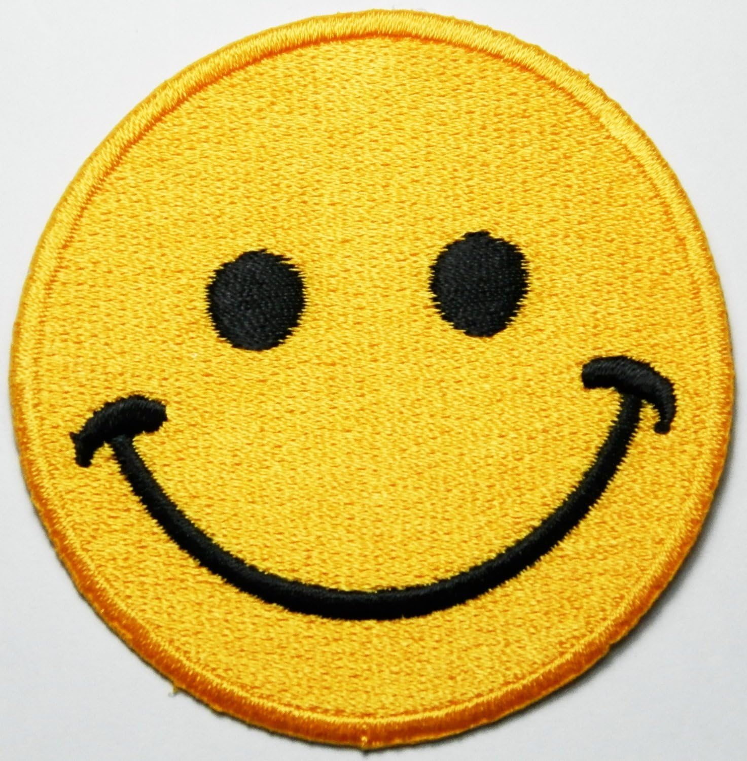 Amazon.com: Smiley Happy Face patches Embroidered Iron on Patch SMP04
