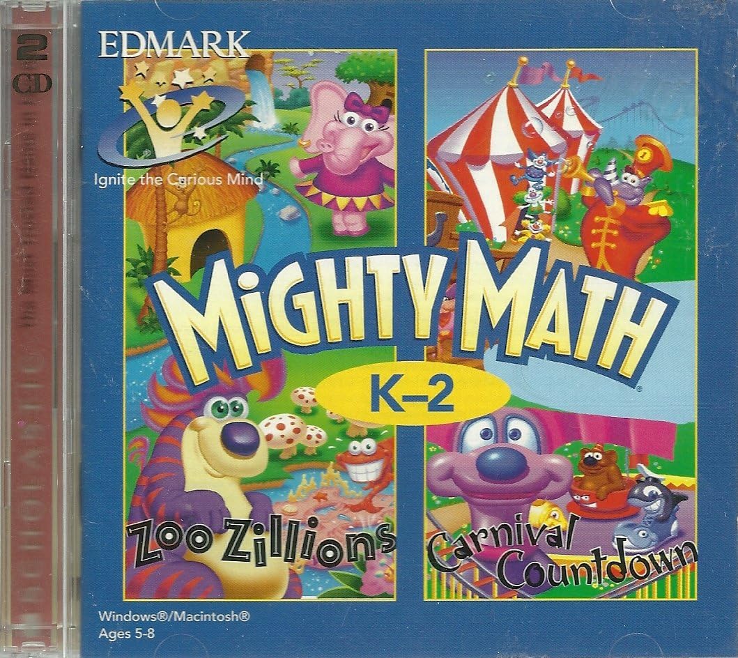 Amazon.com: Mighty Math K-2 Zoo Zillions and Carnival Coundown