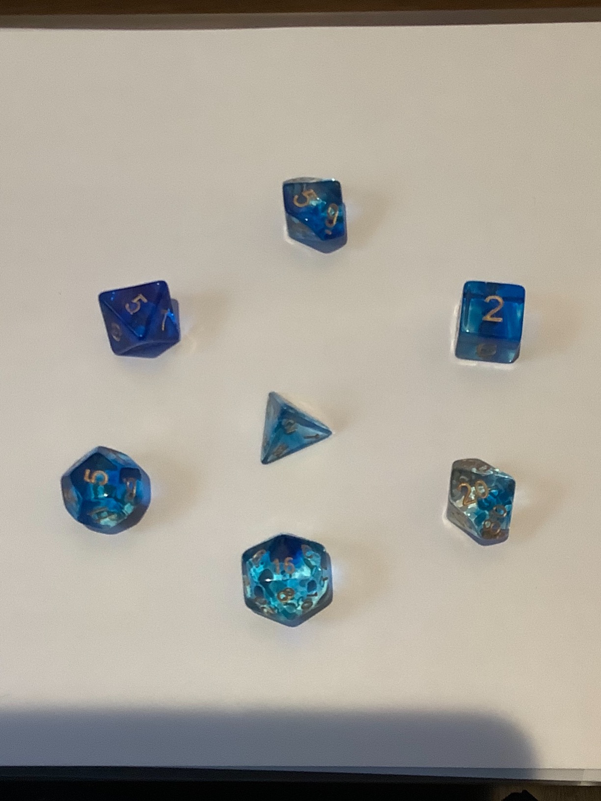 Amazon.co.jp: GWHOLE Polyhedral Dice Acrylic Dice 7 Size Cthulhu ...