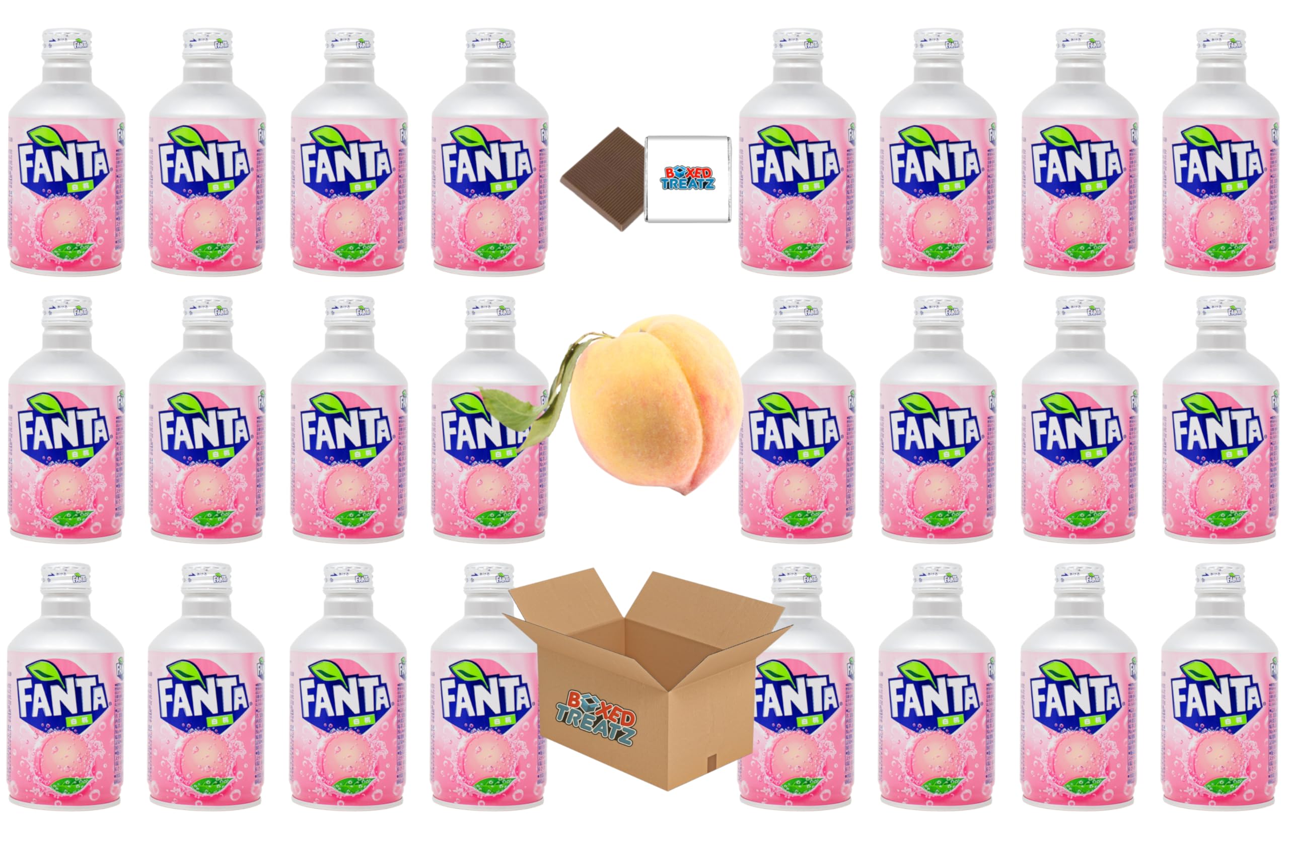 Japanese Metal Bottle - Coke Regular 300ml, Fanta Grape 300ml & Fanta ...
