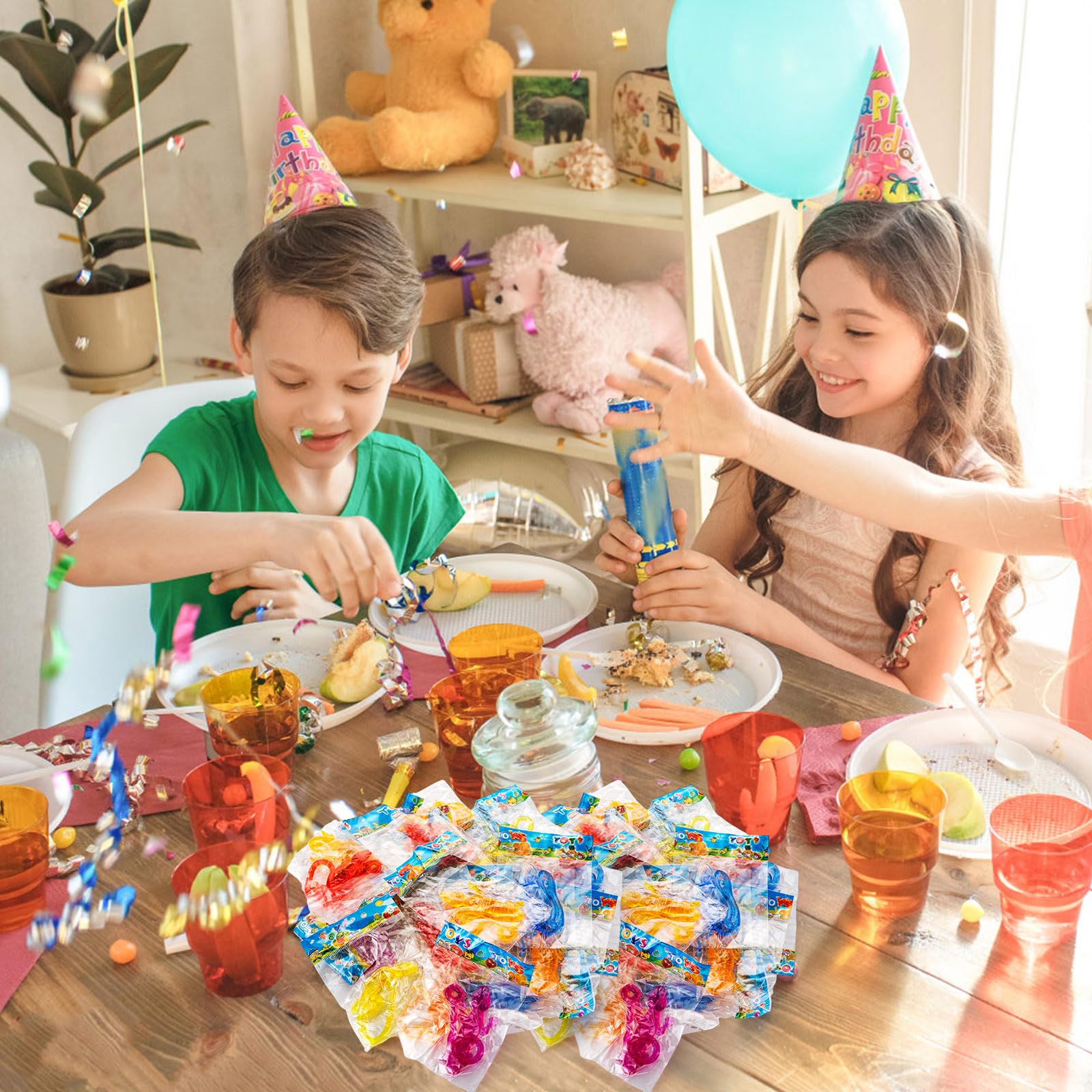 Snapklik.com : 100 PCS Sticky Lizards For Kids, Stretchy Sticky Lizards ...