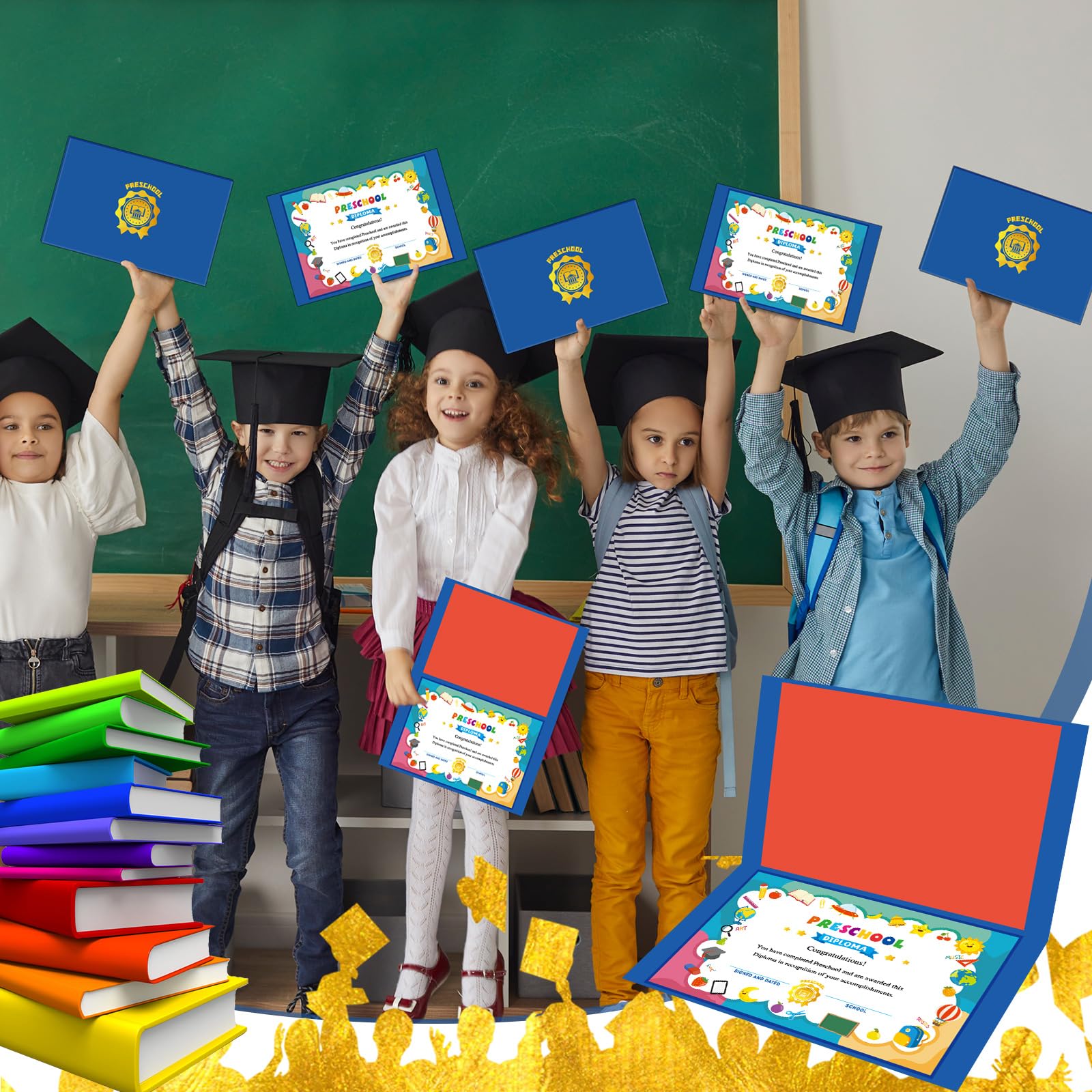 Preschool Certificate 48 Pcs Preschool Graduation Certificates ...