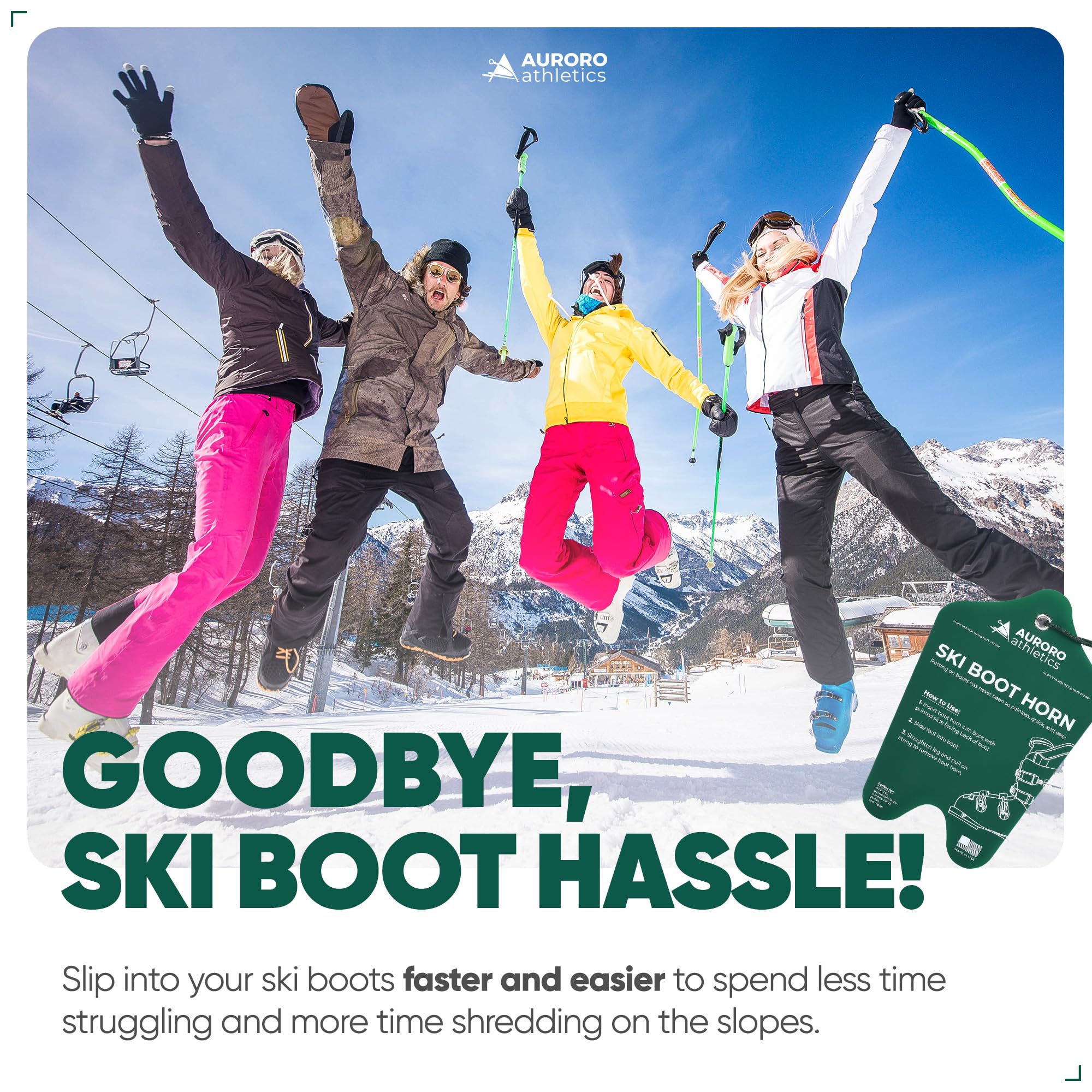 Snapklik.com : Ski Boot Horn - Tallest Ski Boot Horn, Shoe Horn For Ski ...