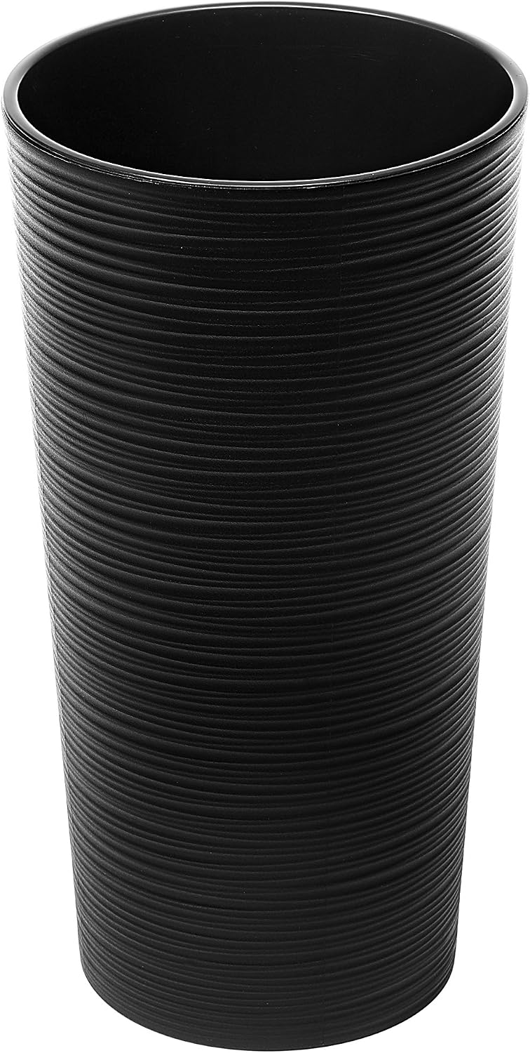 Hoher Blumentopf Schwarz