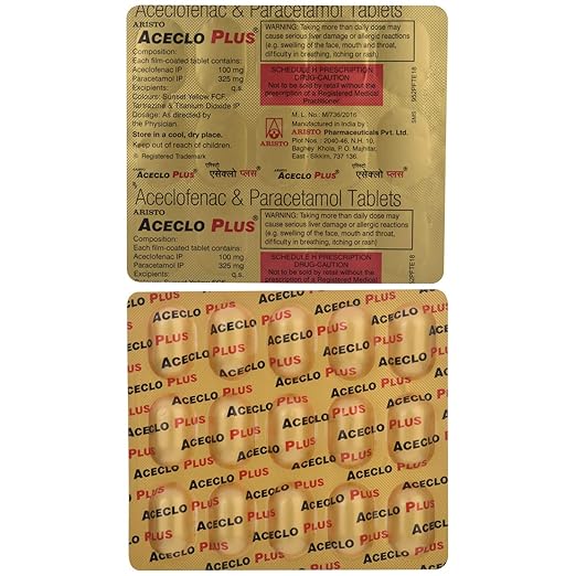 Aceclo Plus - Strip of 15 Tablets : Amazon.in: Health & Personal Care
