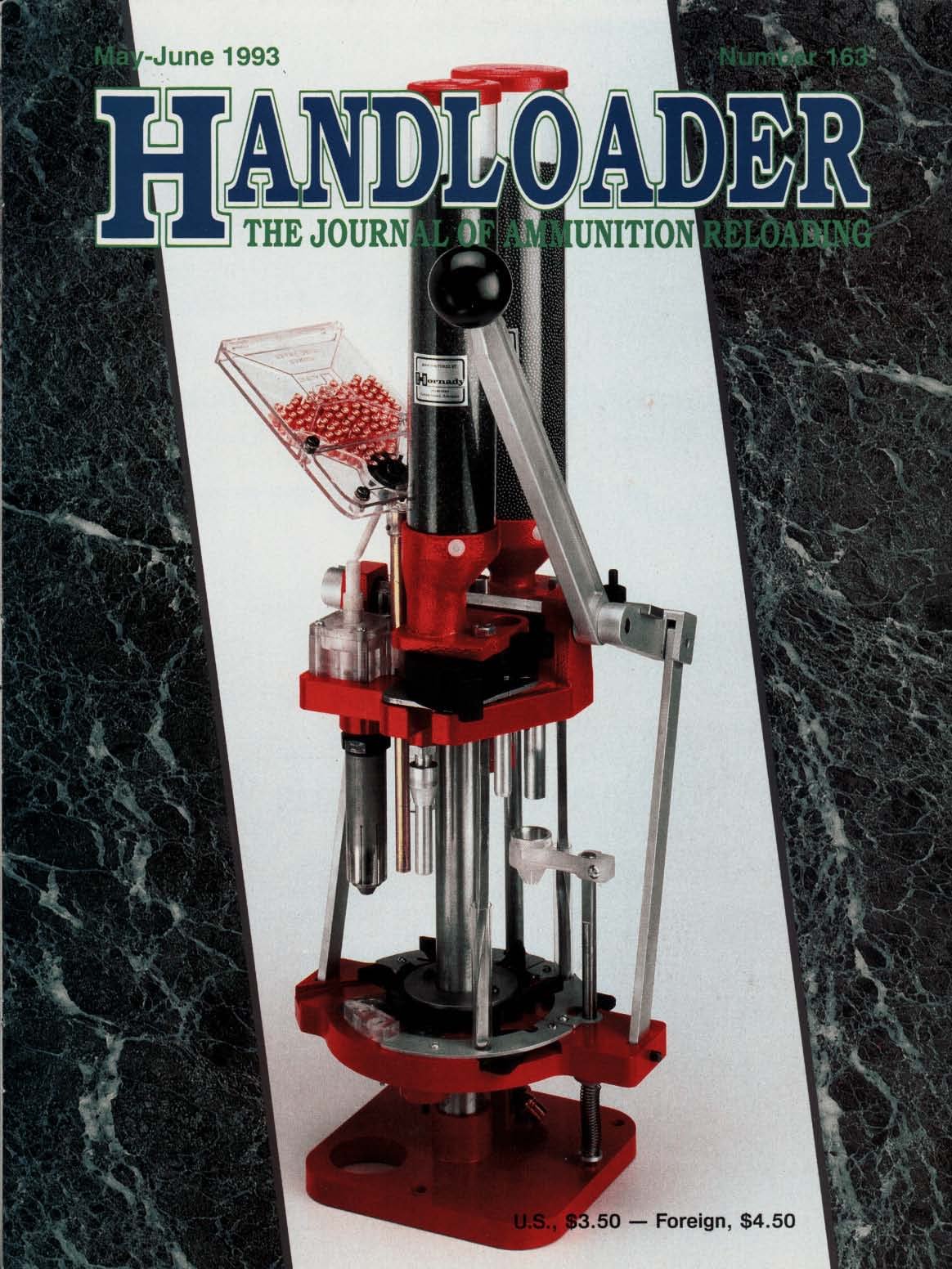 Handloader Magazine - June 1993 - Issue Number 163: Dave Scovill, Layne ...