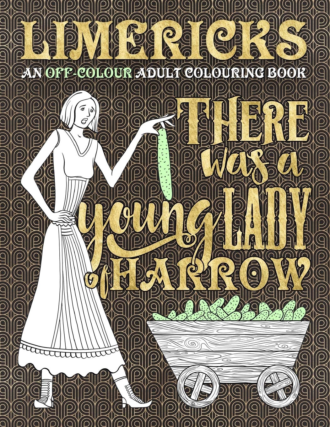 Limericks: An Off-Colour Adult Colouring Book : Honey Badger Coloring ...