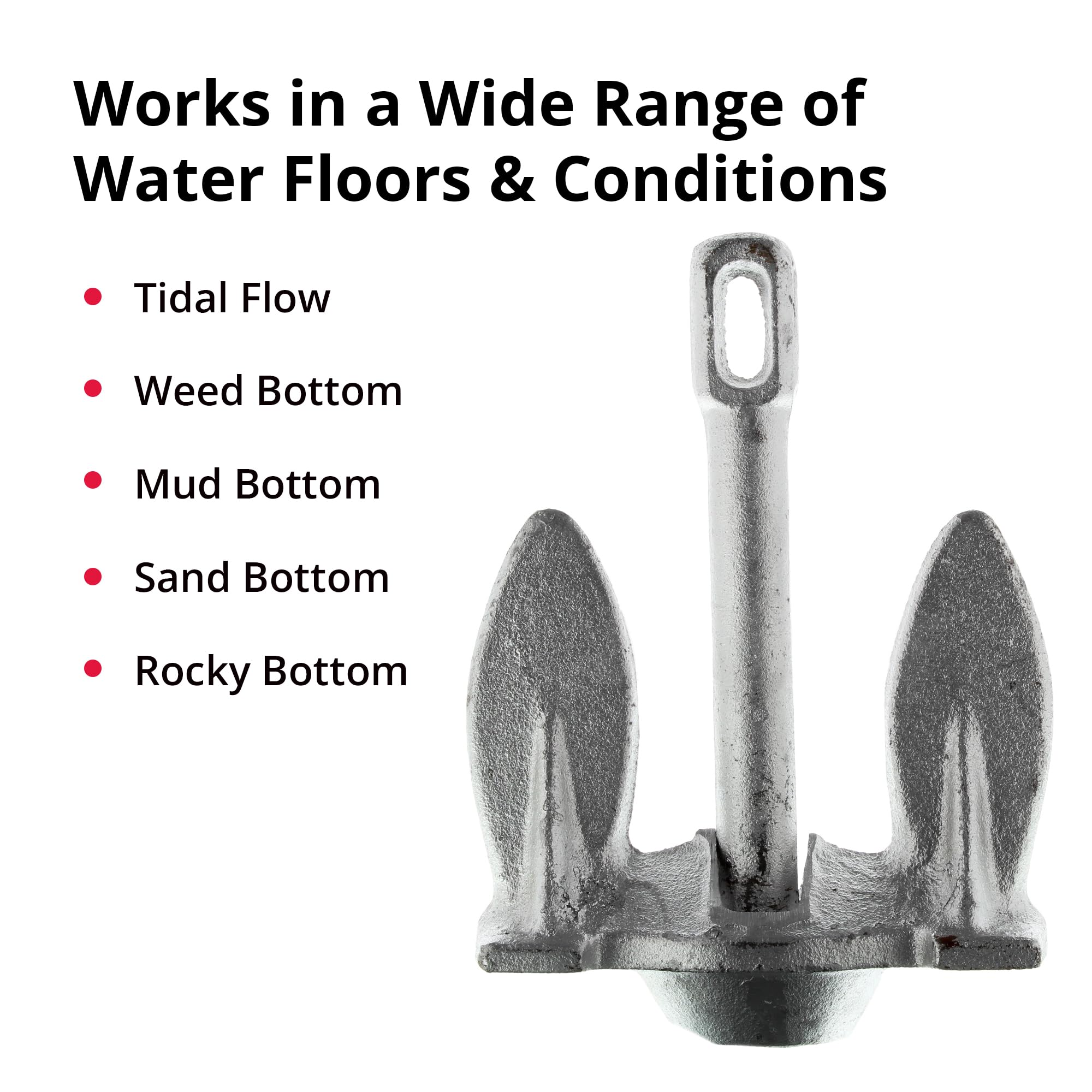 Snapklik.com : Navy Boat Anchor - Ideal For A Small Boats, Pontoons ...