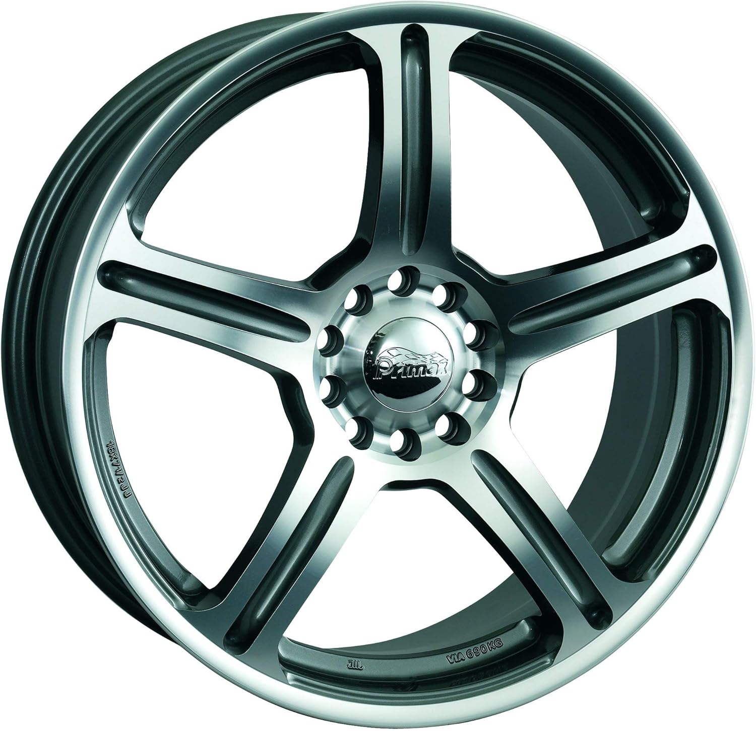 Amazon.com: Primax 772 Machined Wheel (14 x 6. inches /4 x 100 mm, 38 ...